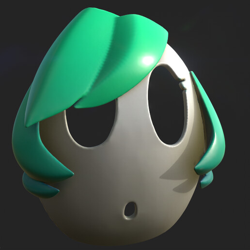 ArtStation - Shy gal mask