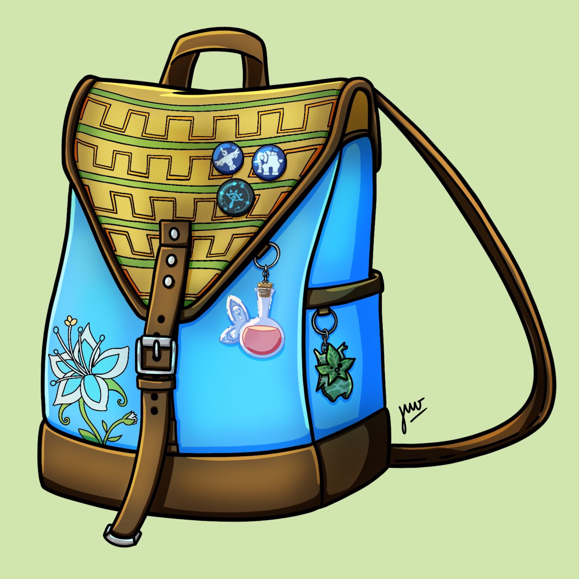 ArtStation - Breath of the Wild Backpack