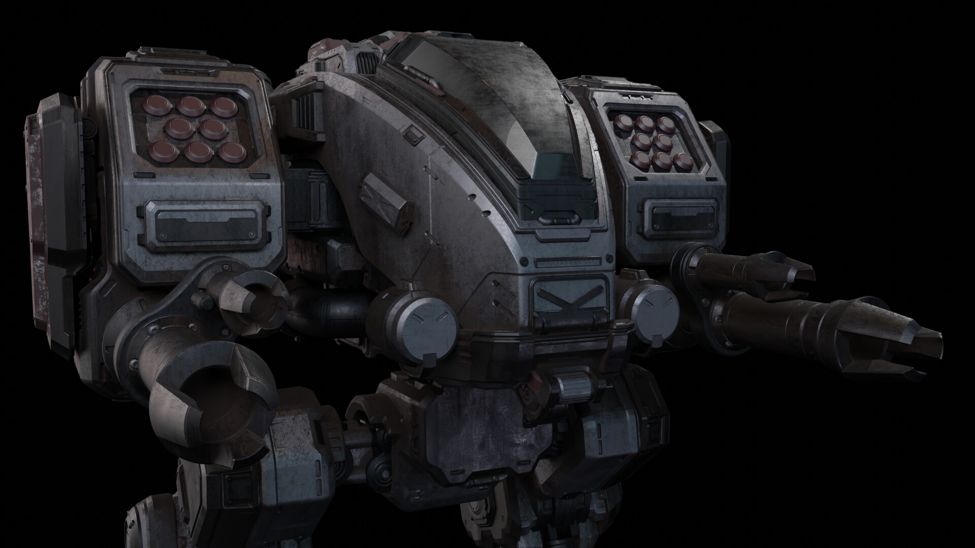 Khoa Nguyen Minh Duong - Starcraft 2 - Goliath fan art