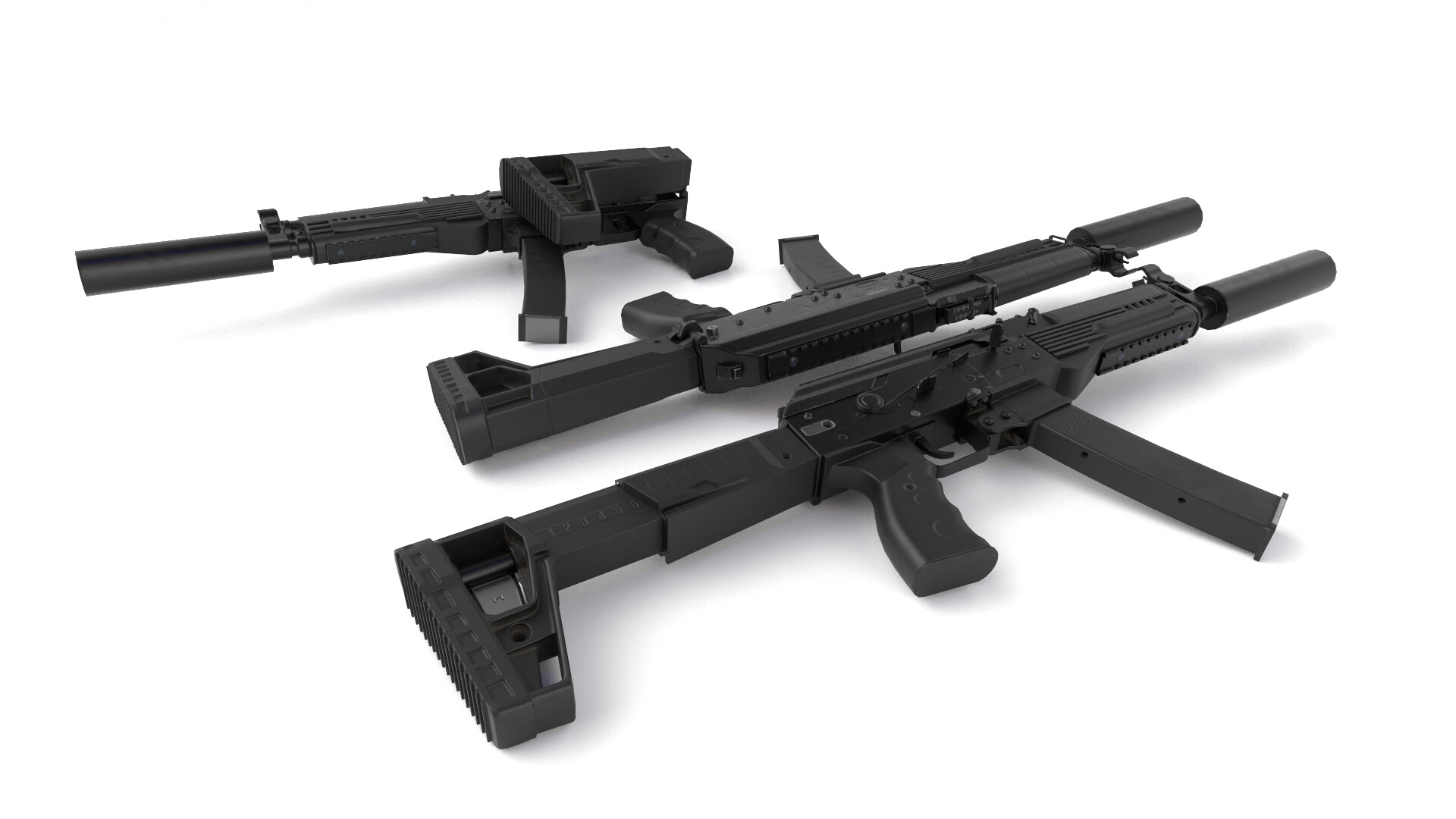 3D Arti - Kalashnikov submachine gun (PPK-20)