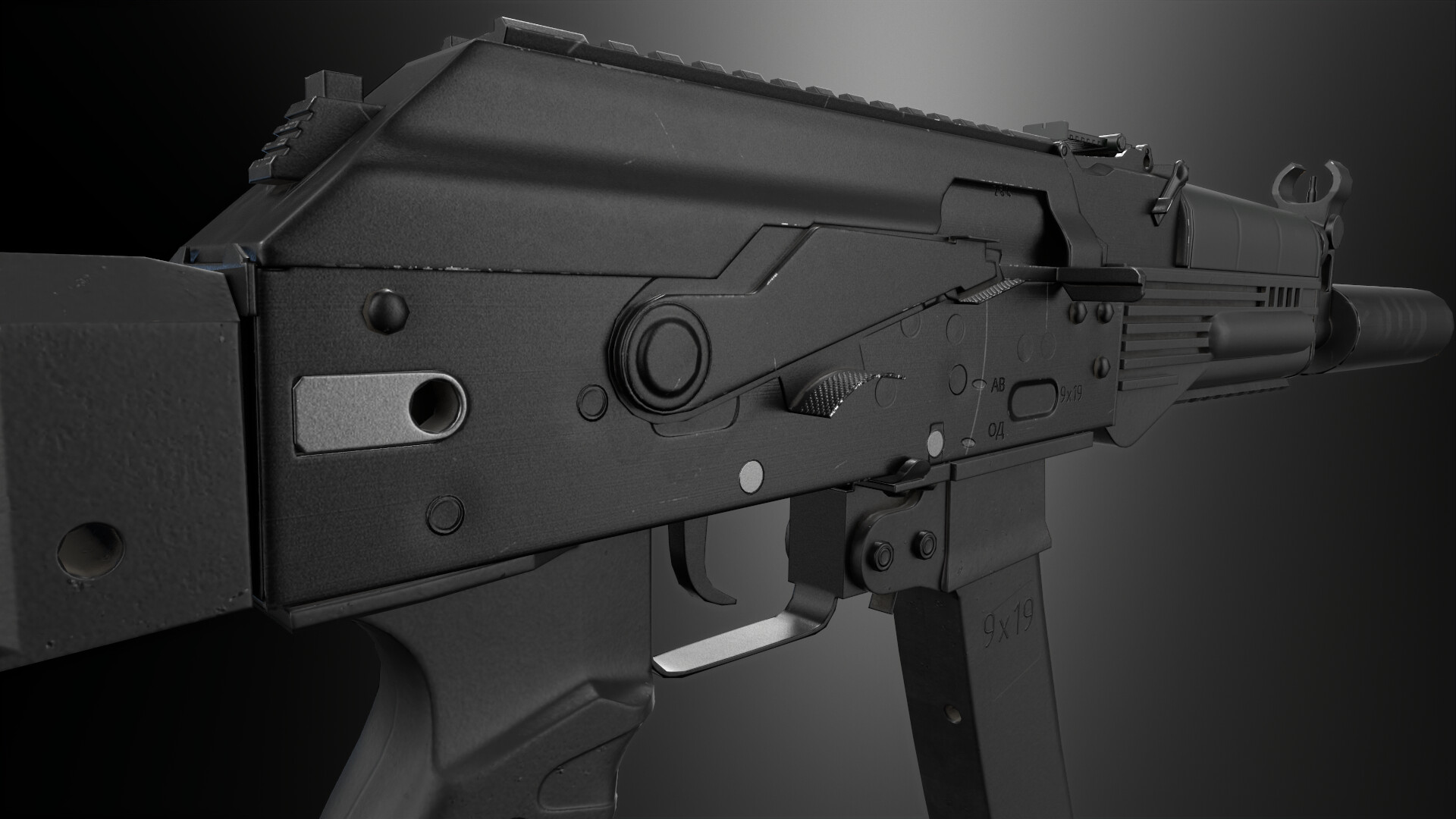 3D Arti - Kalashnikov submachine gun (PPK-20)