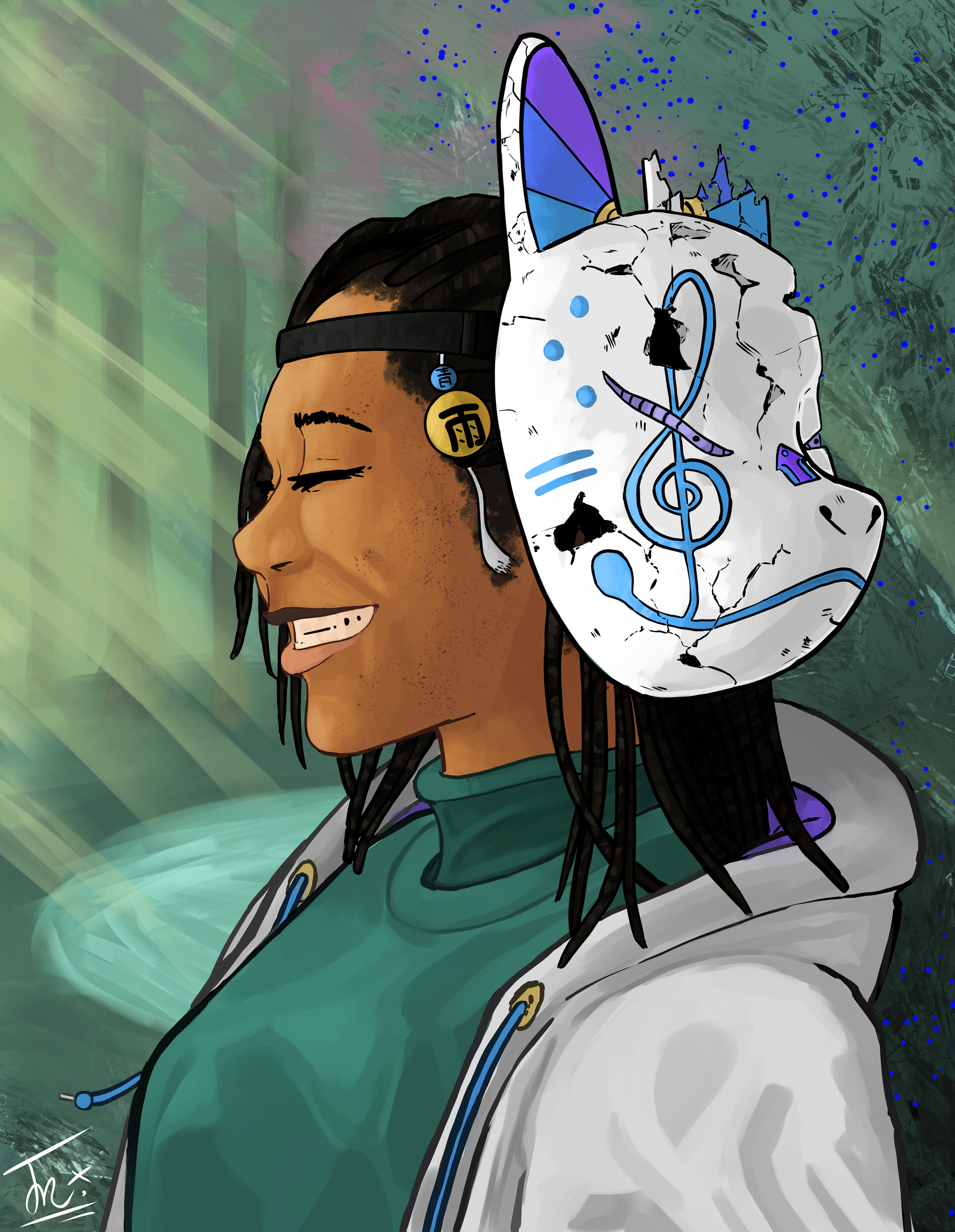 ArtStation - Blu rain [commission]