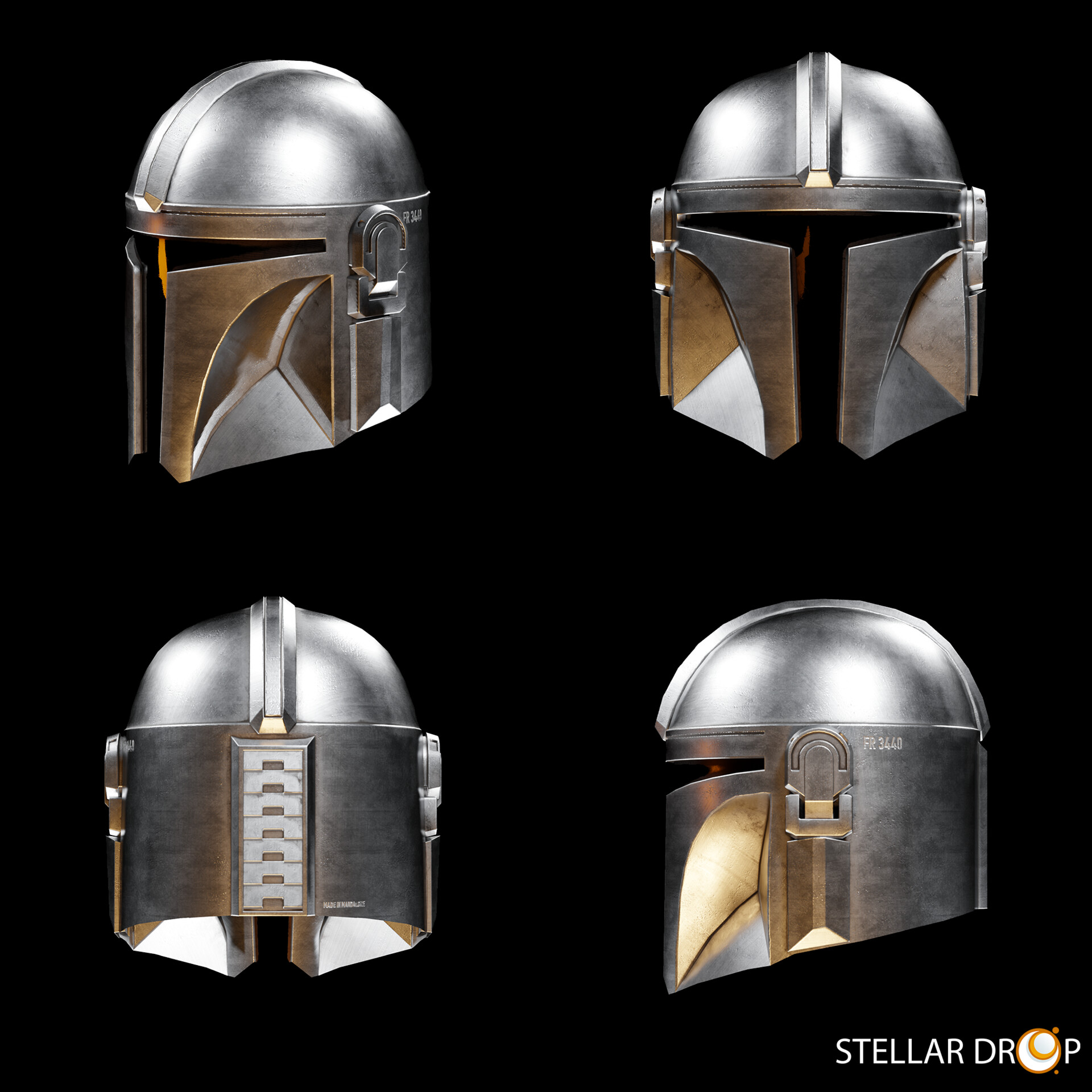 ArtStation - The Mandalorian, Helmet