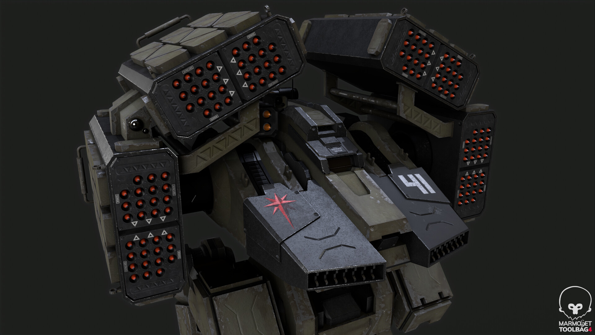 Anton Sherlock - Bane 3 - Clan Mech model for MW5 Community Asset Bundle