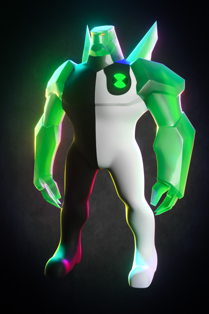 Ben 10 Alien Diamond Head