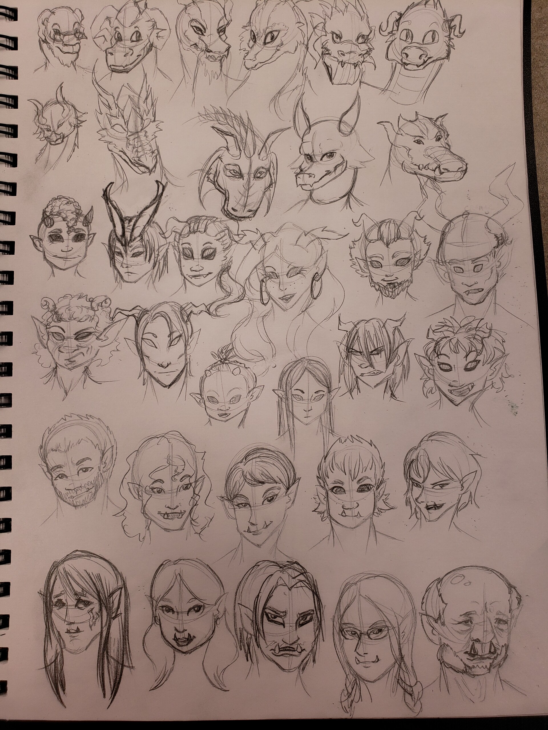 ArtStation - 2018 Character Brainstorming