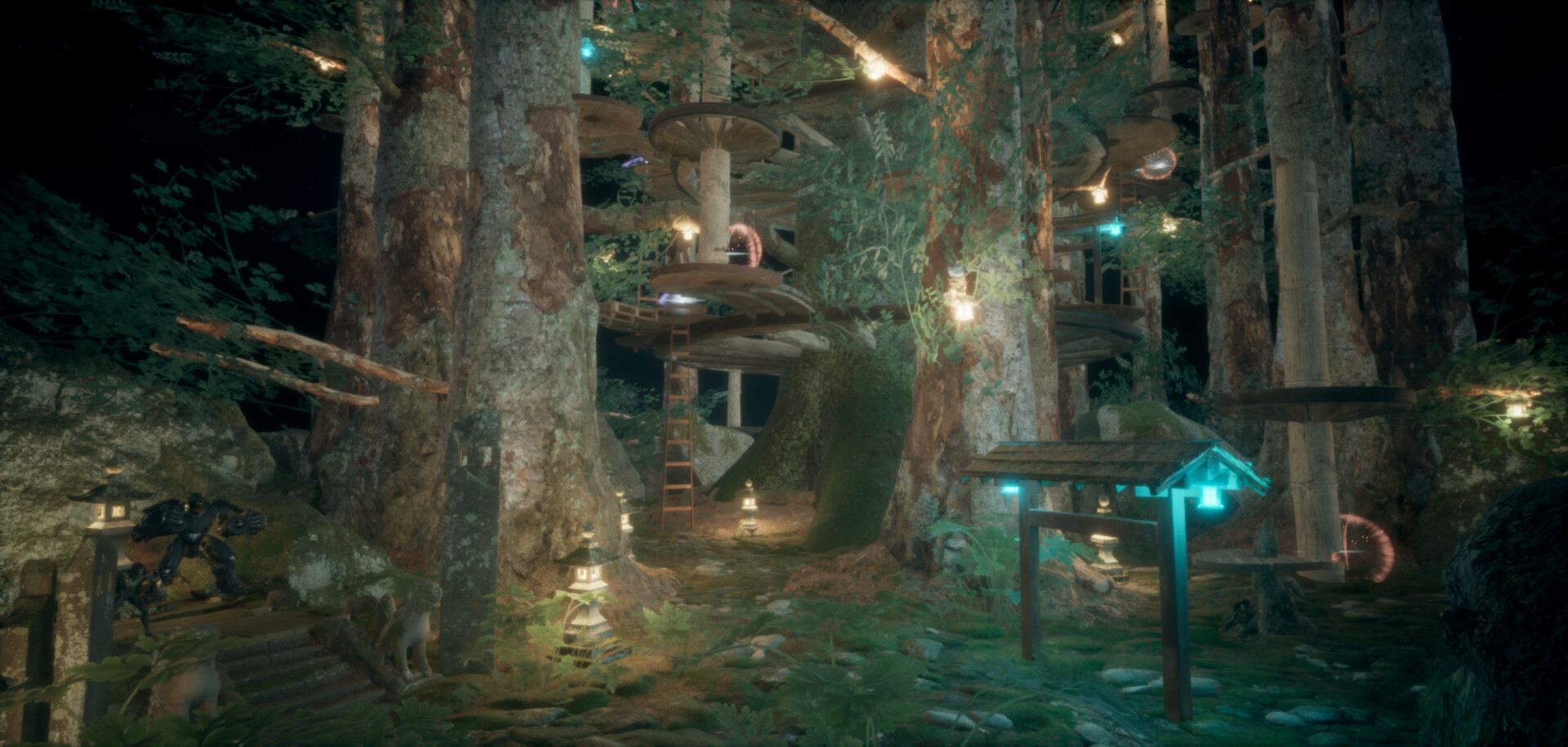 Joey Mora - Treetop Traversal: A Game Concept Level (UE5)