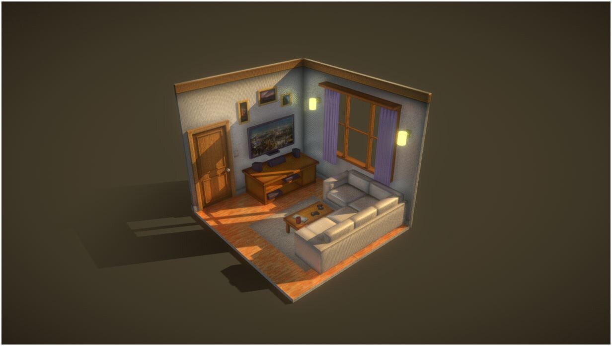 ArtStation - 3D Interior Modelling