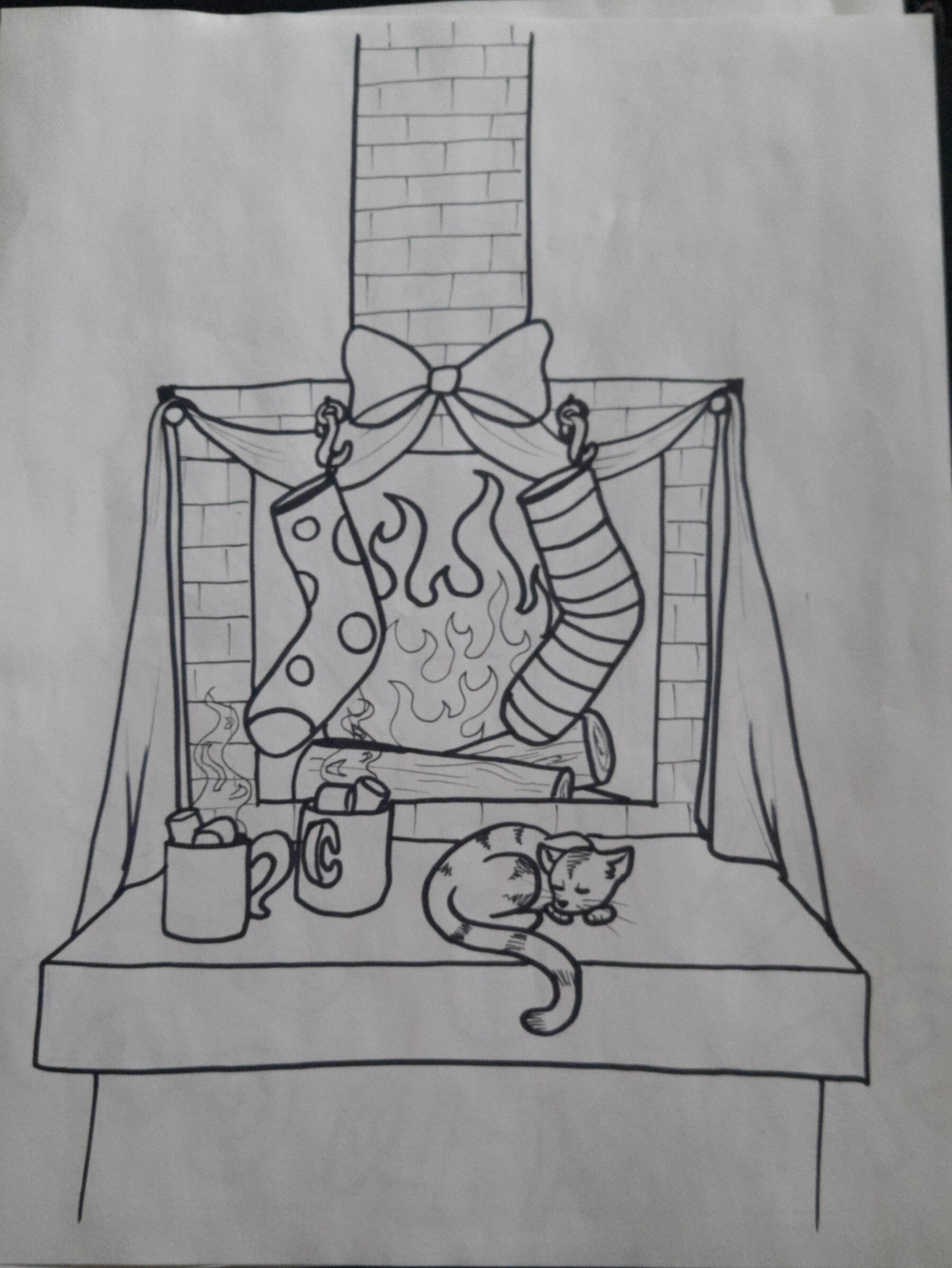 2021 Christmas Colouring Pages by Insanity Sketches — ProUser.Me