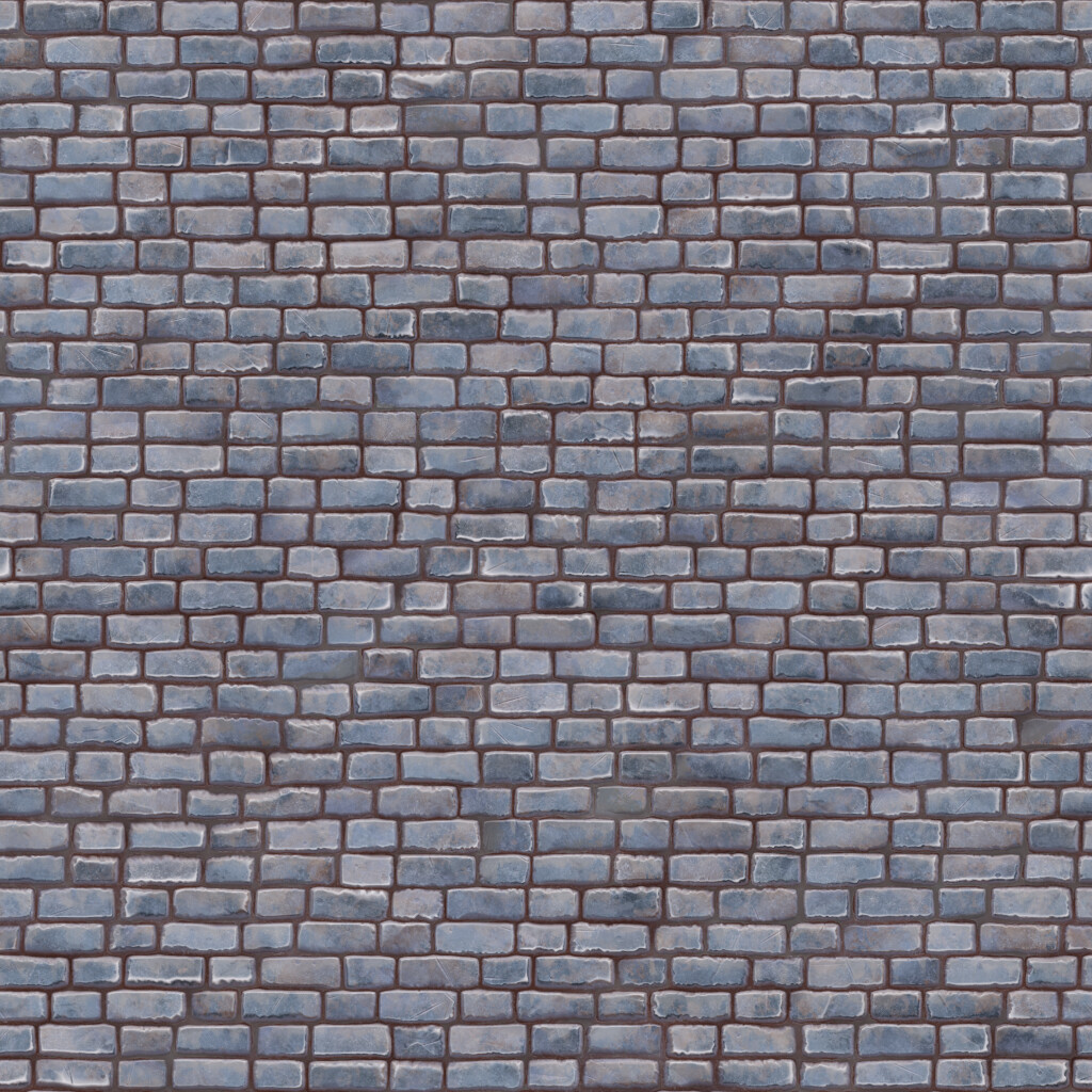 ArtStation - Frozen Icy brick wall