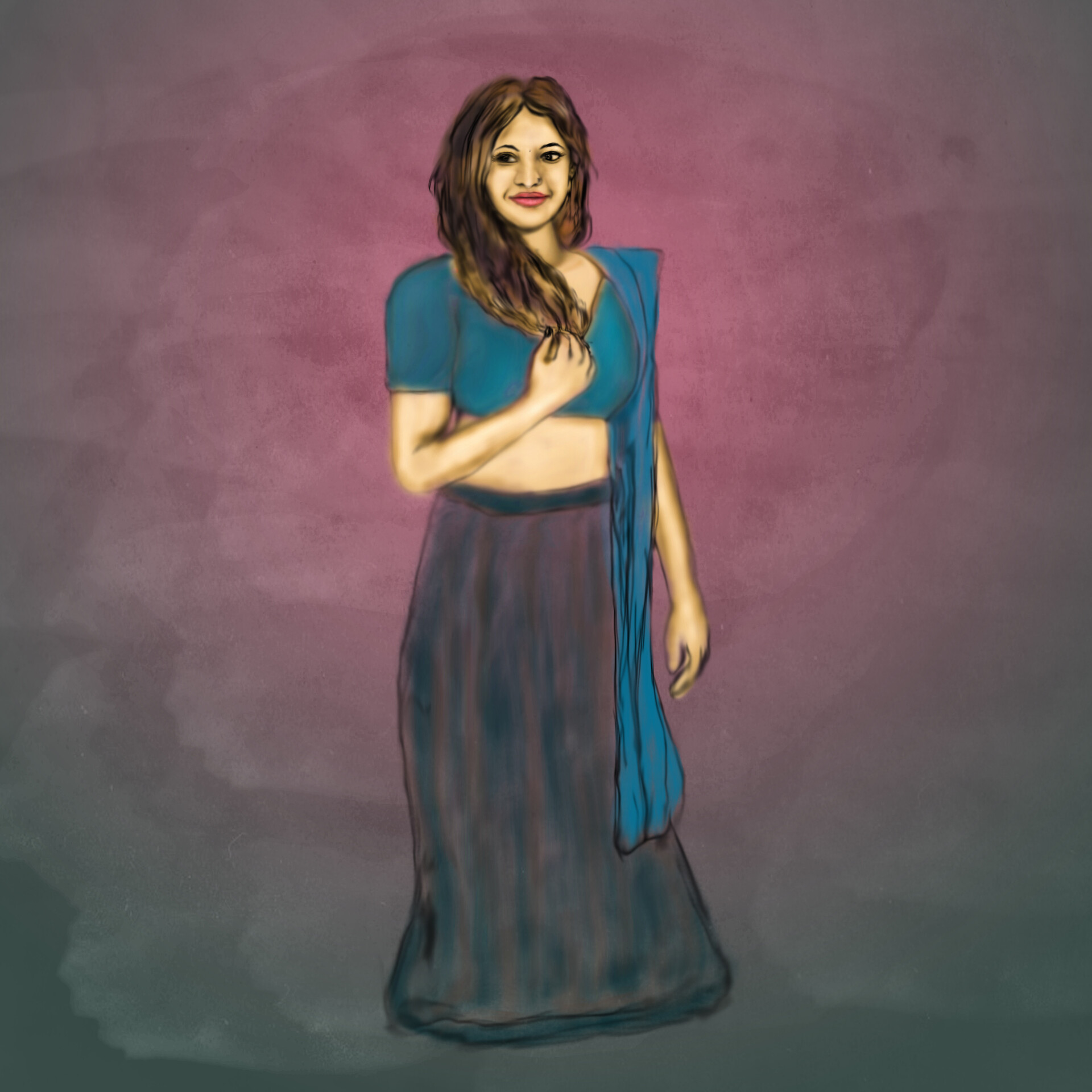 ArtStation - DIgital Paint By Sketch