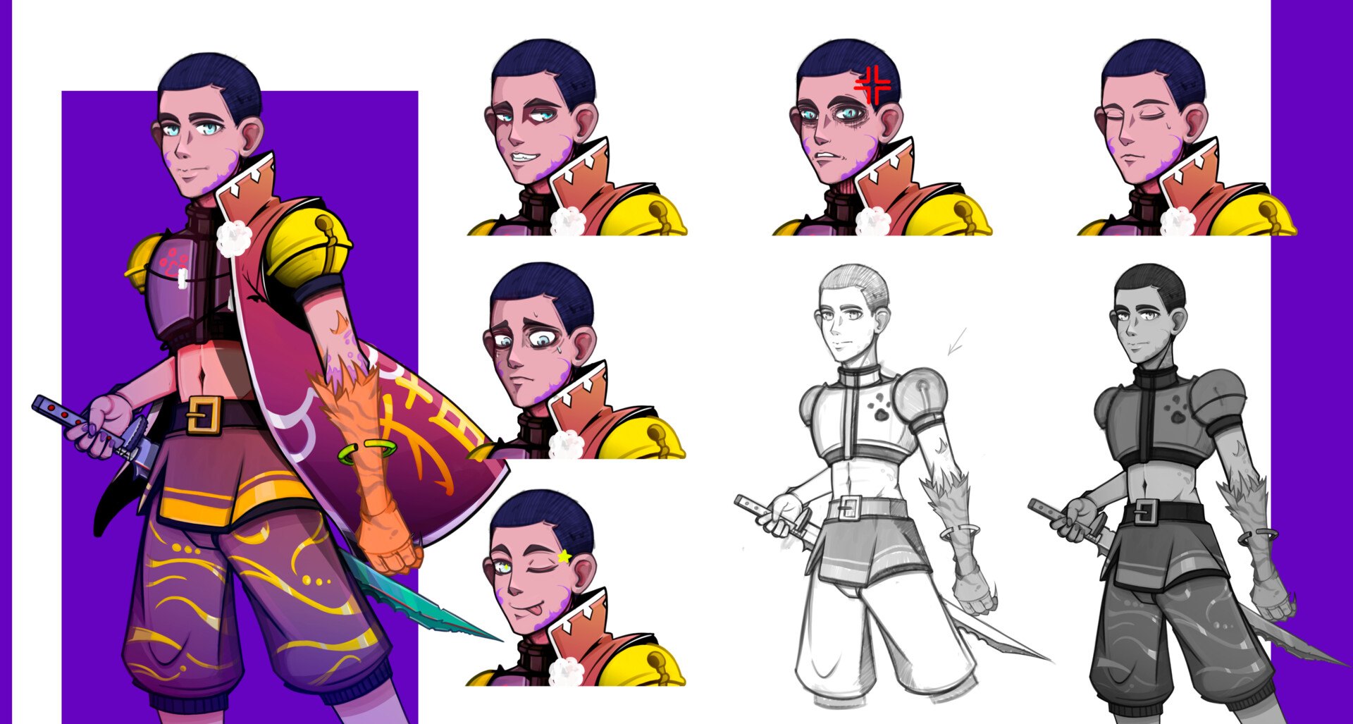 ArtStation - Manga character