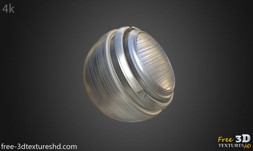 PBR Textures Free Download - Aluminium Brushed 3D Texture PBR High ...