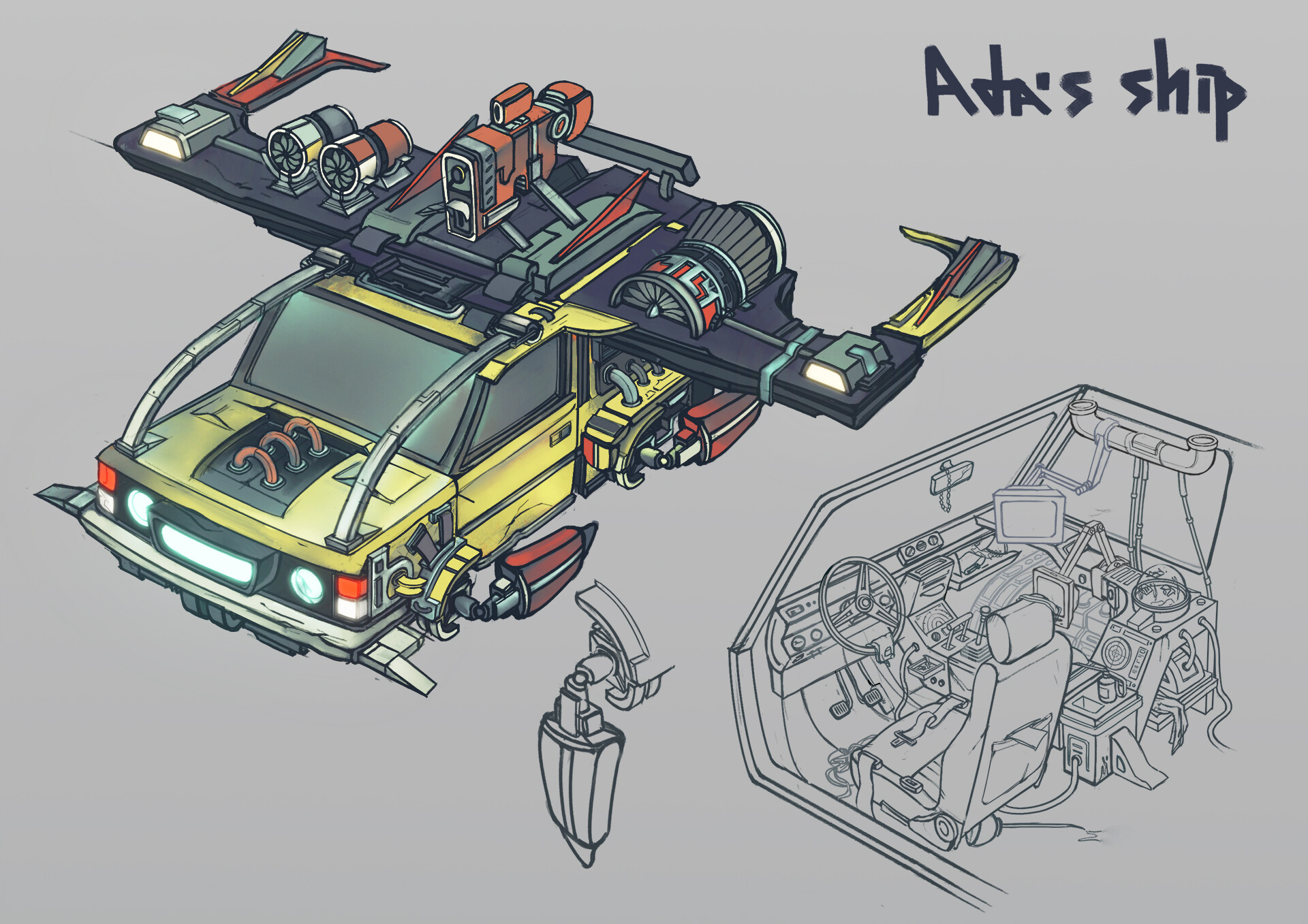 ArtStation - Ada's Ship | Fullmetal Liver