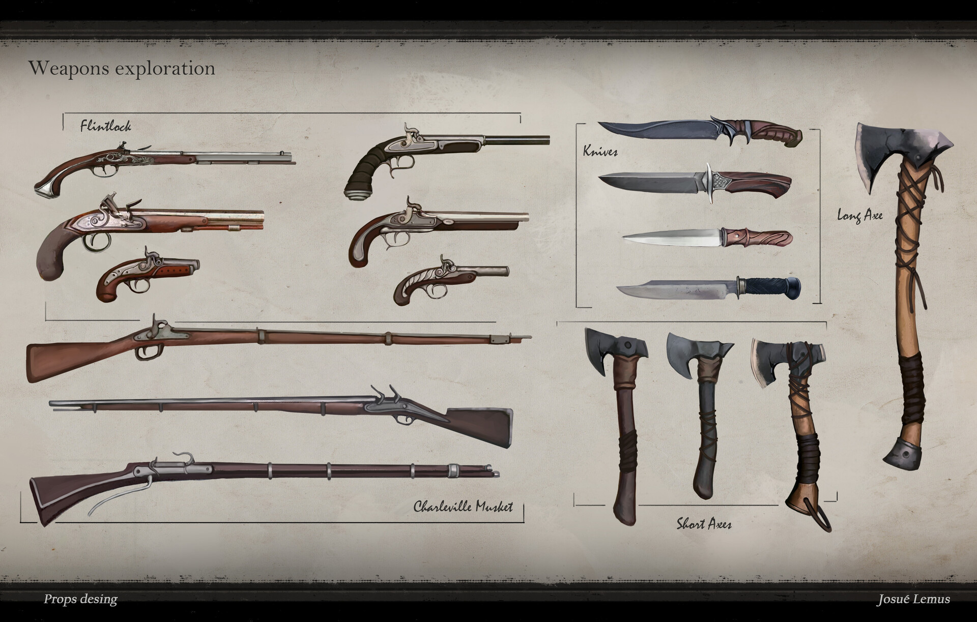 ArtStation - Weapons Explorations