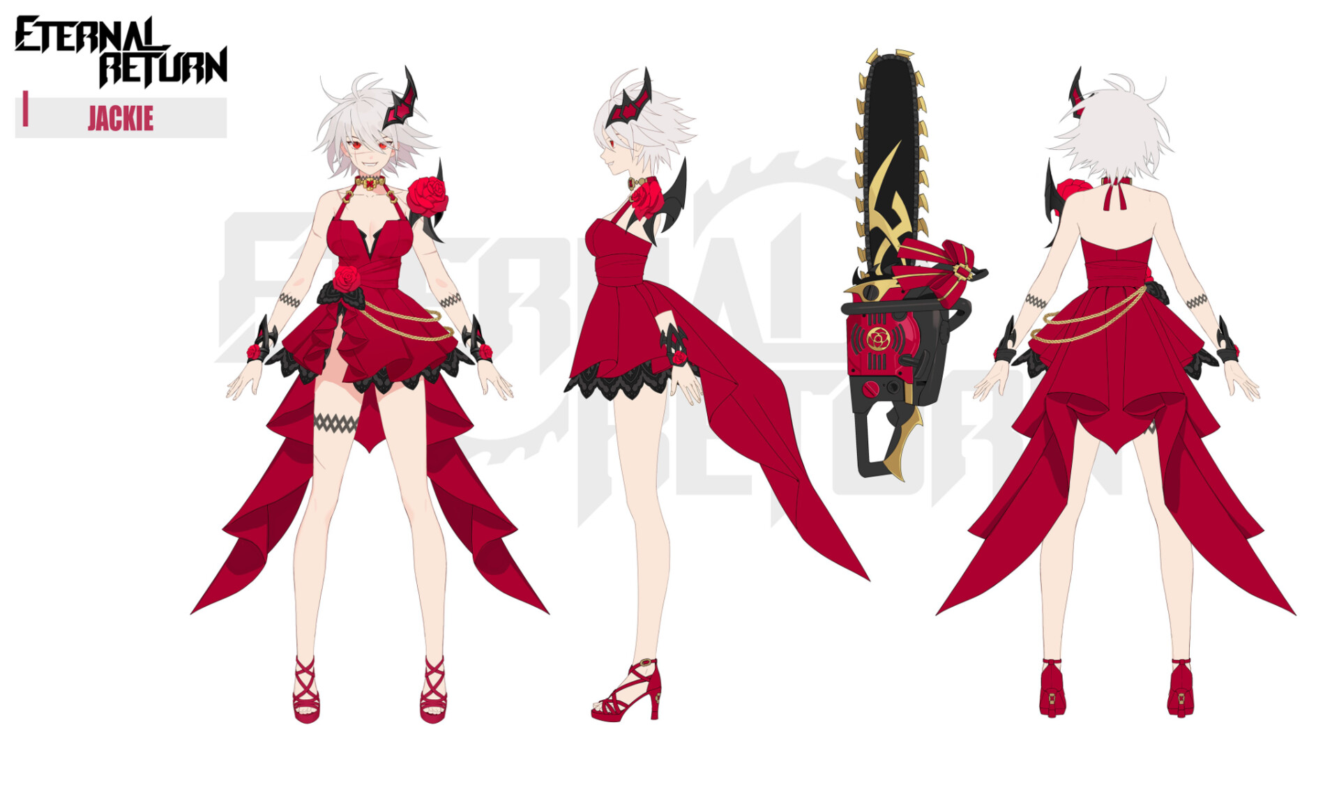 ArtStation - ETERNAL RETURN : Jackie (Scarlet Corsage skin)