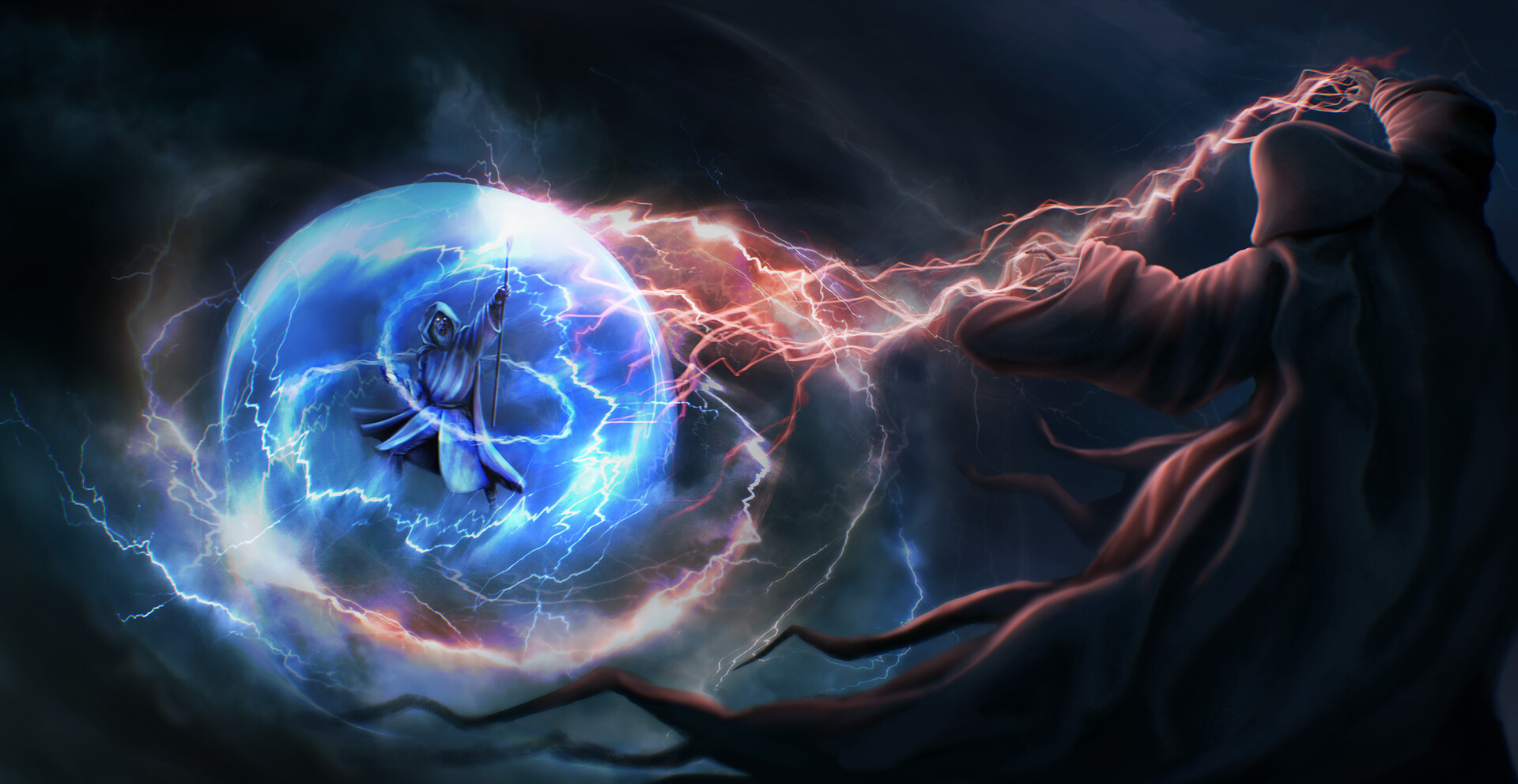 ArtStation - Wizard fight