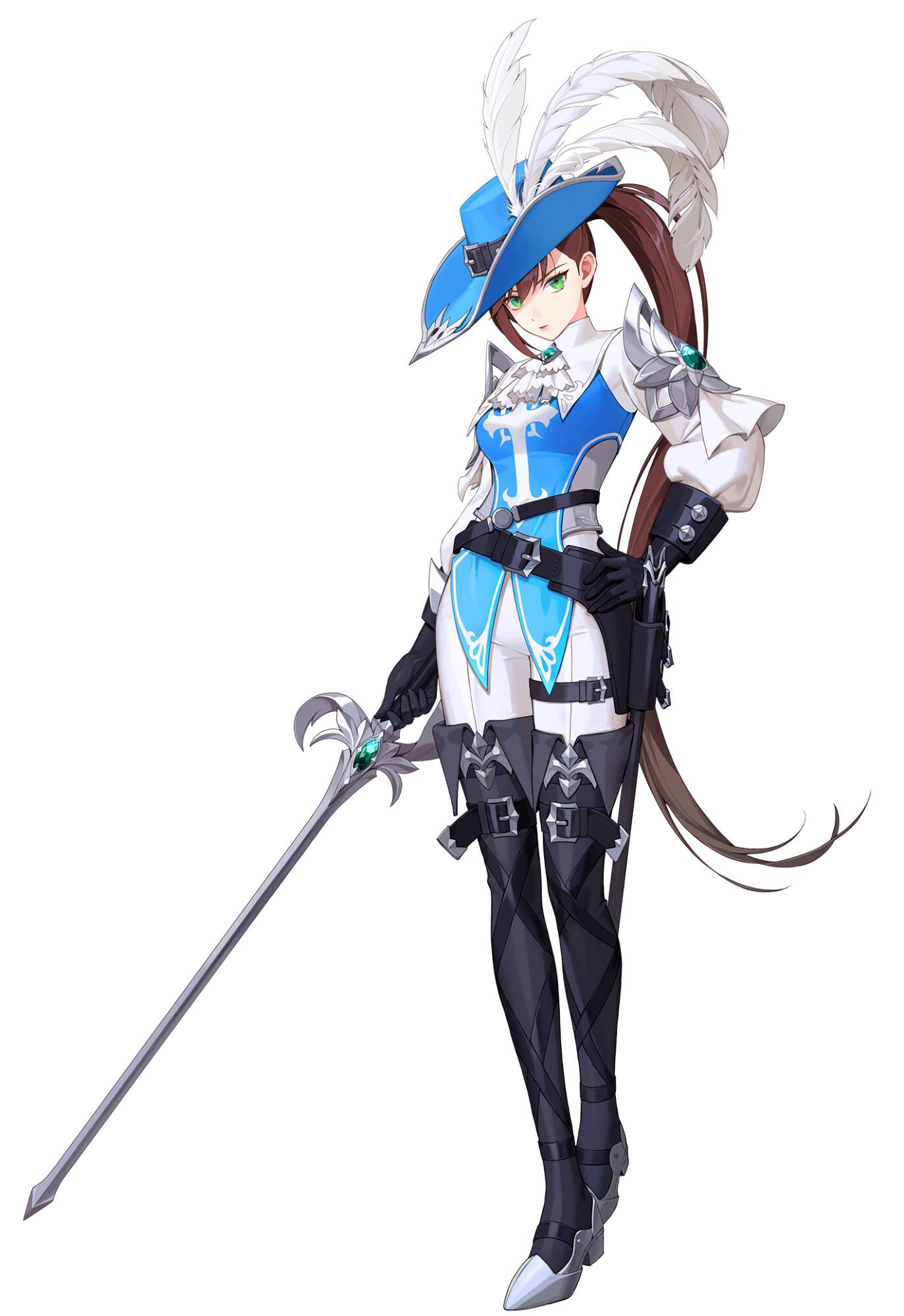 ArtStation - ETERNAL RETURN : Fiora (Musketeer Skin)