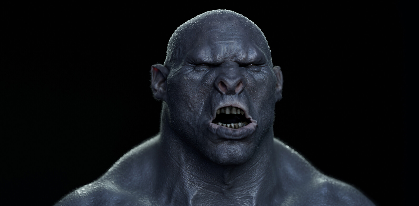 ArtStation - Orc - real-time portrait