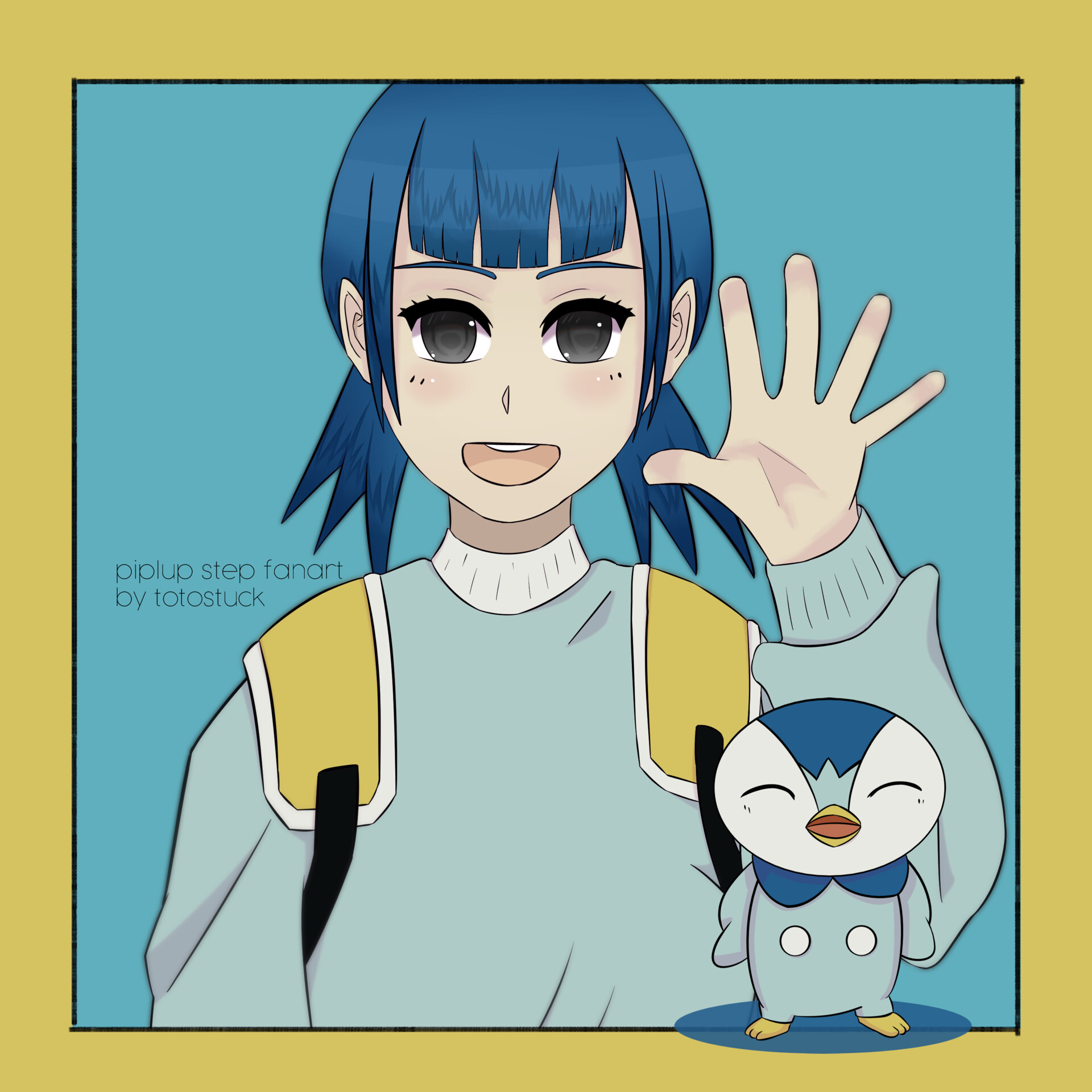 ArtStation - Piplup Step Fanart