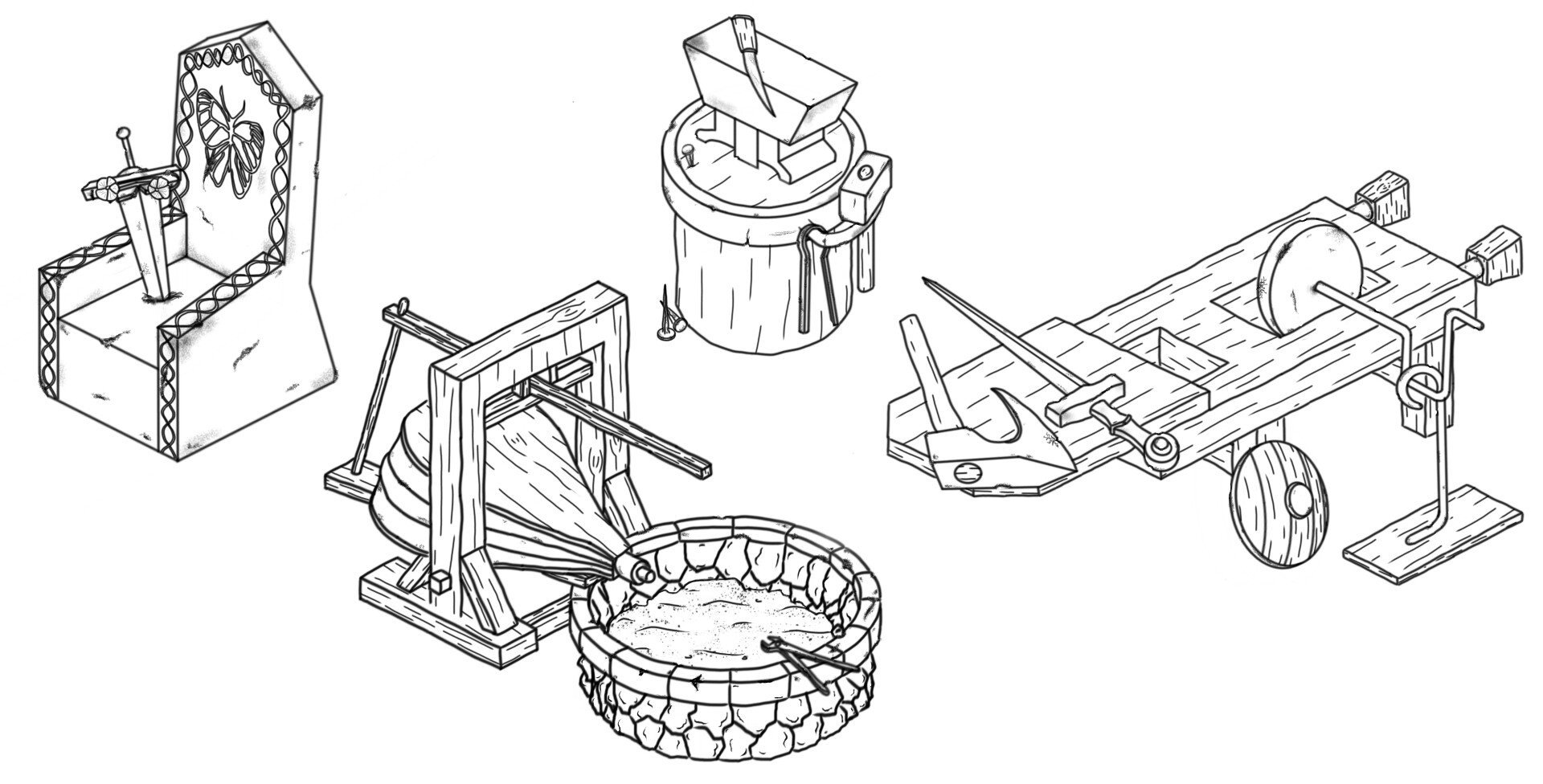 ArtStation - Medieval Props