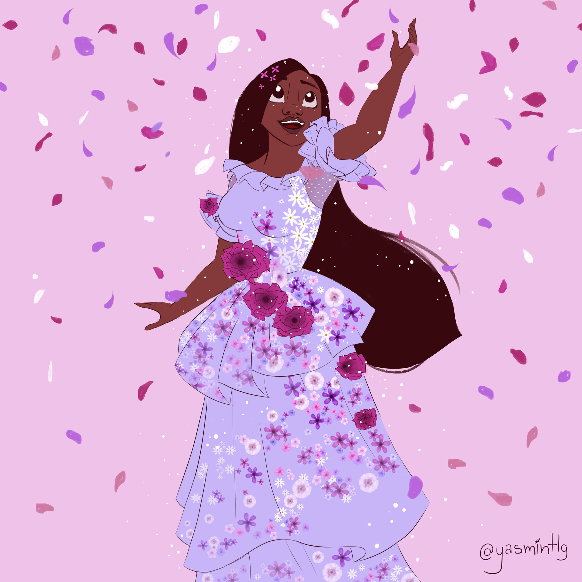 ArtStation - Fanart of Isabela Madrigal from Disney's Encanto