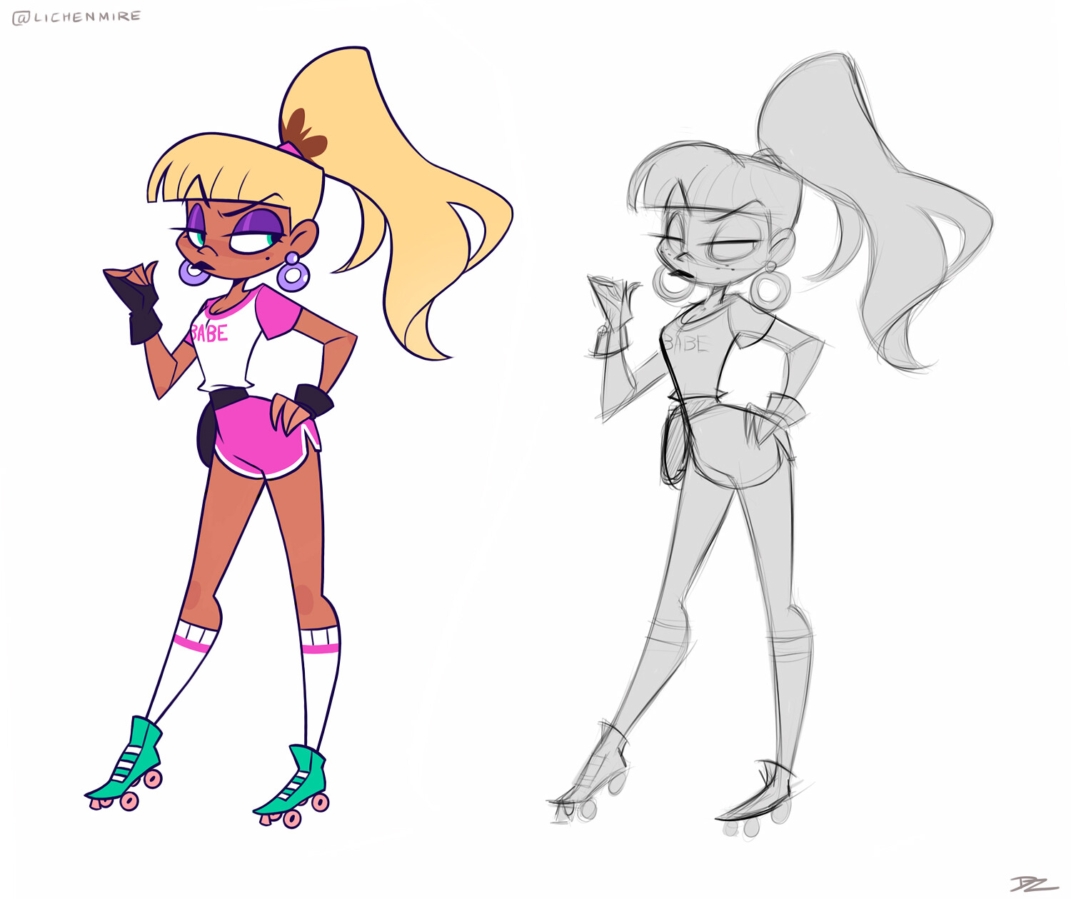 ArtStation - Roller Girl