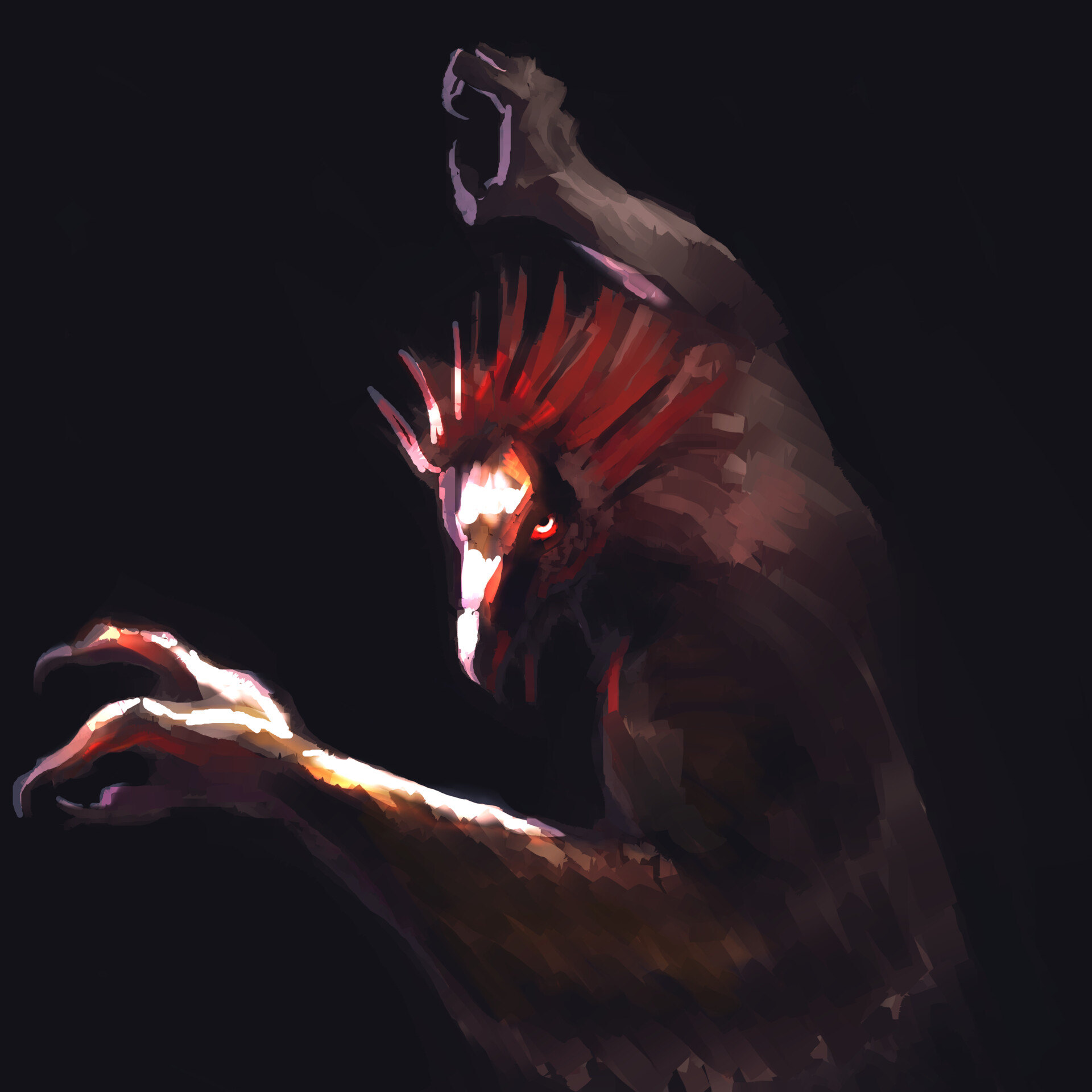 ArtStation - Vulture Creature Concept