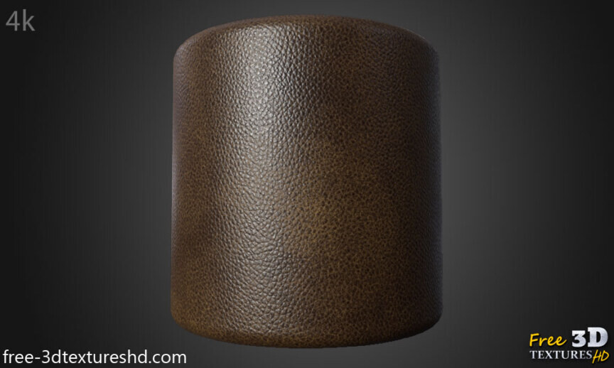 3D textures PBR free Download - Natural Brown Leather 3D Texture Fabric ...