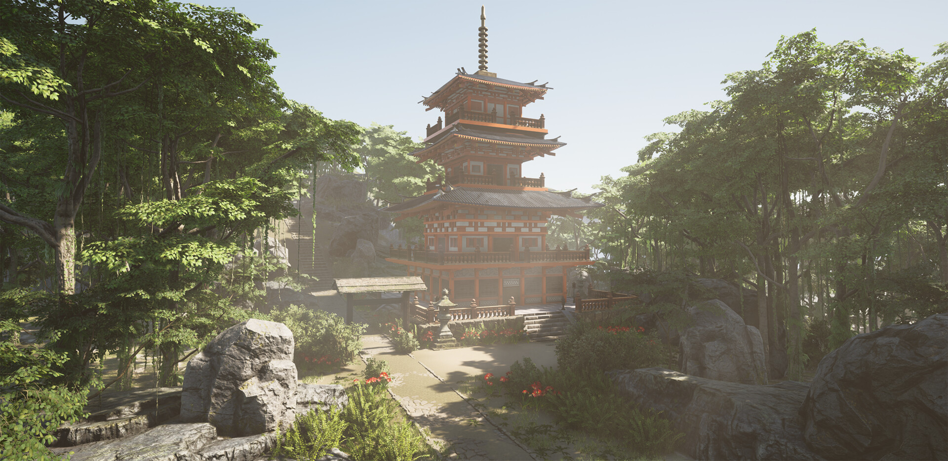 ArtStation - Pagoda - Japanese Tower - Unreal Engine