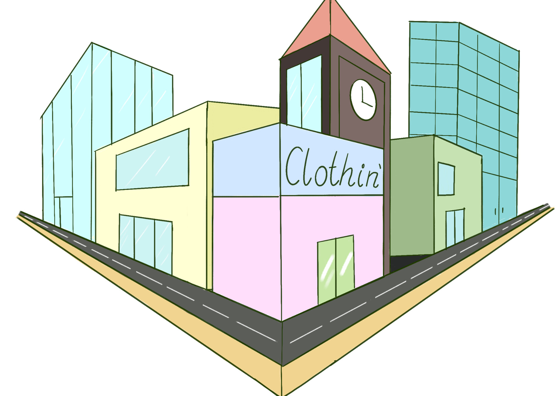 ArtStation - 2 Point Prespective