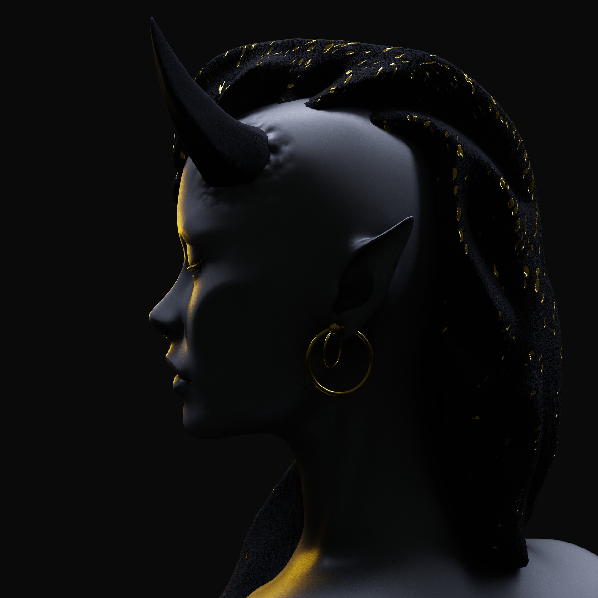 ArtStation - Elbereth, half-elf of the moon