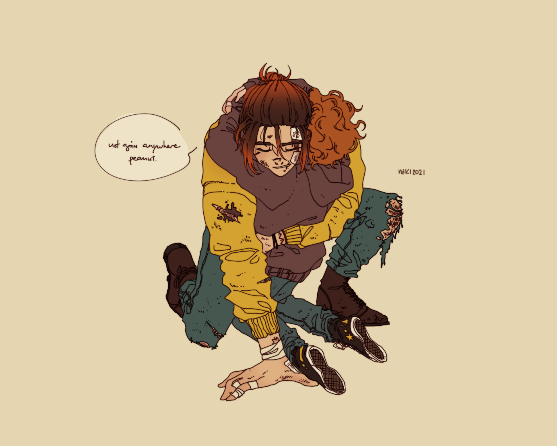 ArtStation - [spring day] john and sky