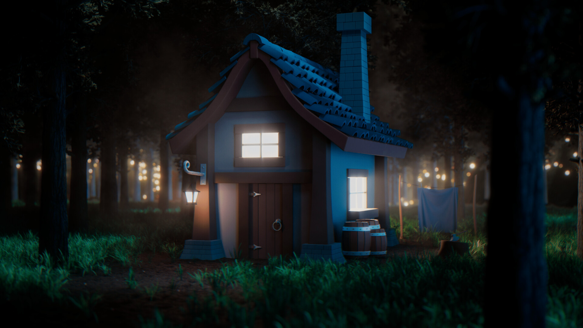 ArtStation - The Forest of Secret Spells