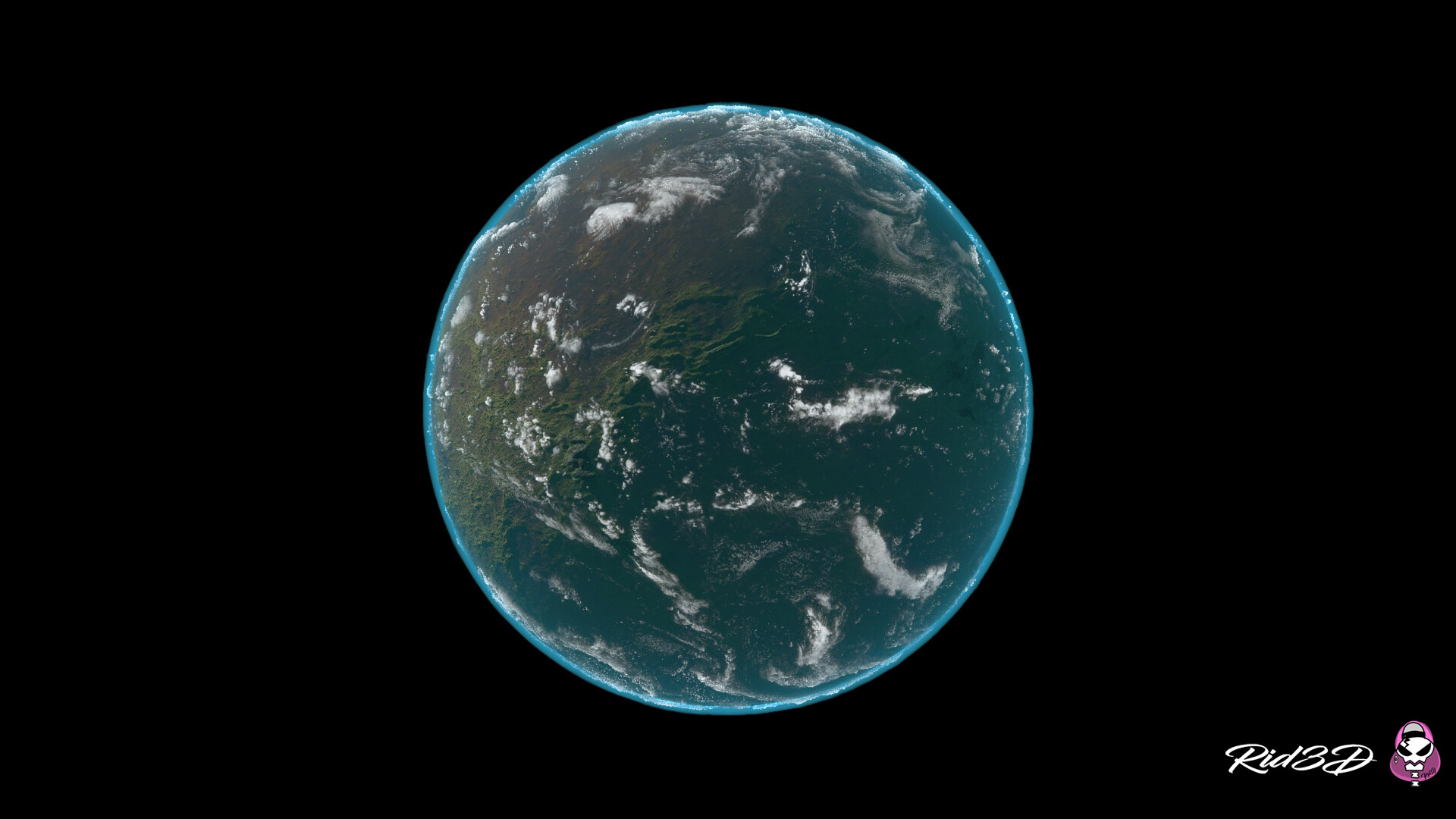 ArtStation - sci-fi planet