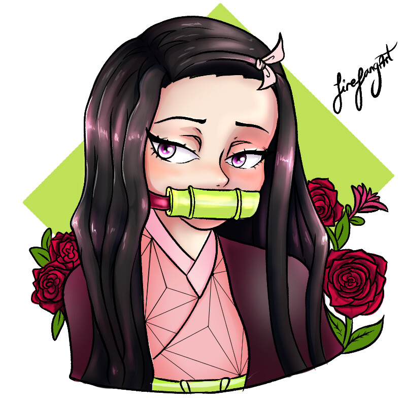 ArtStation - FANART Nezuko Demonslayer