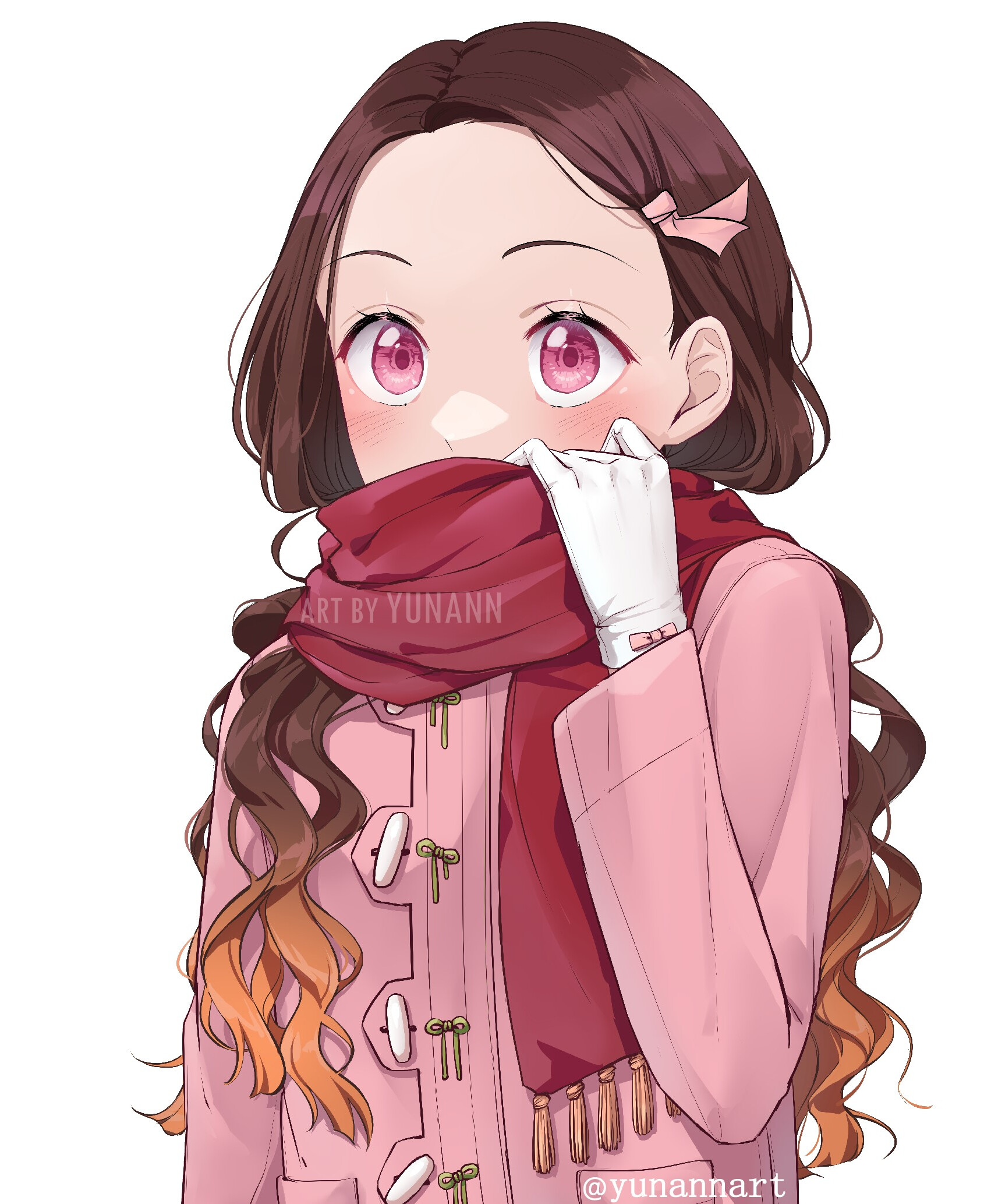 ArtStation - Nezuko winter