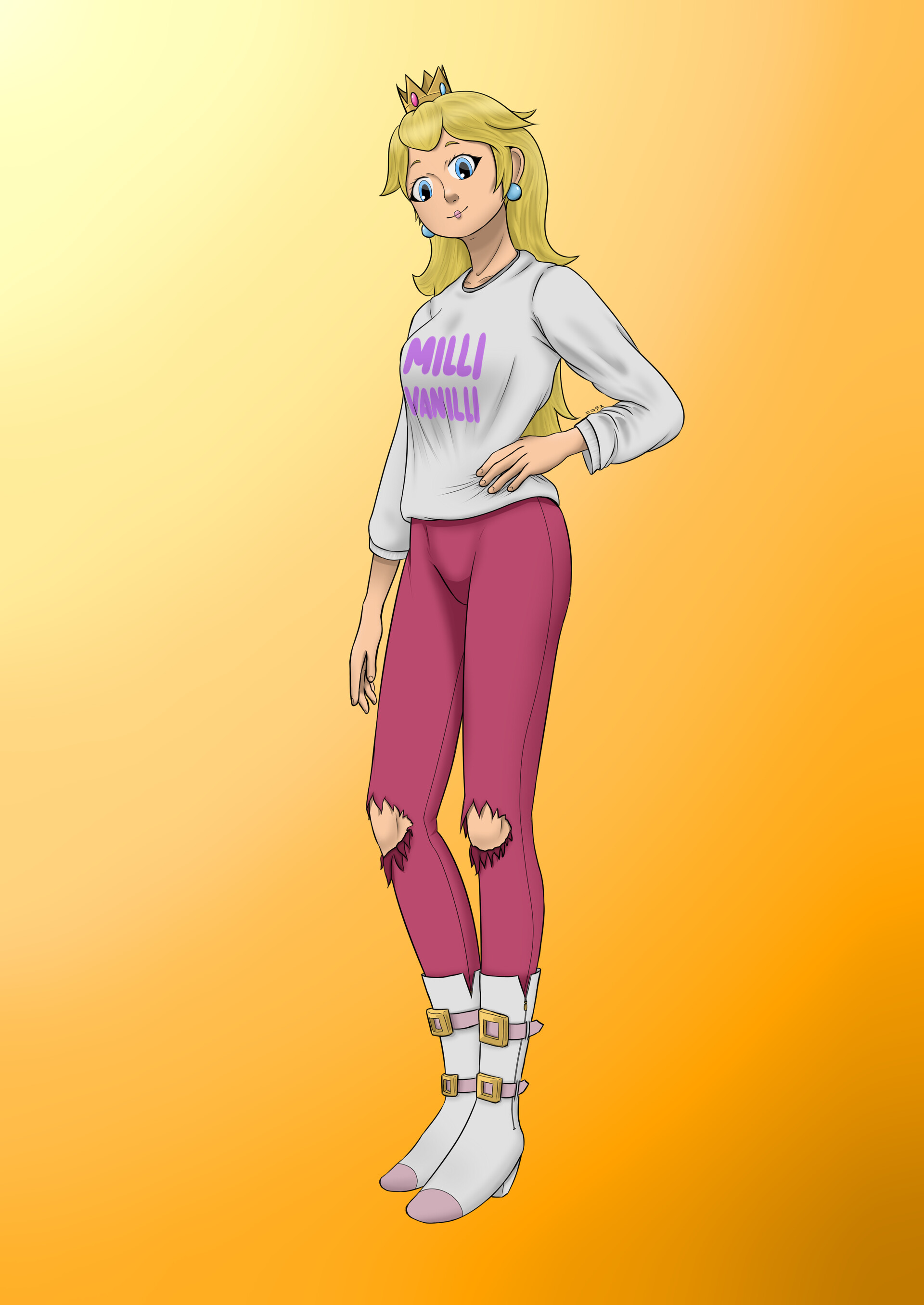 ArtStation - Princess Peach - Mario Bros Super Show