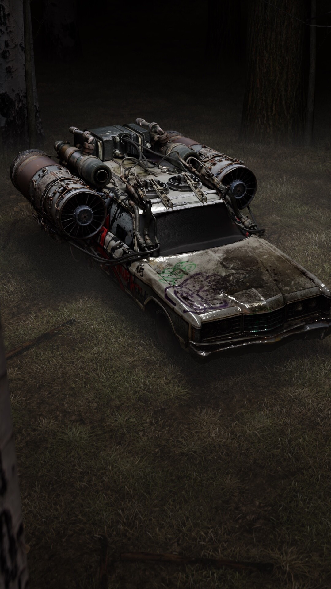 ArtStation - Day 63. Abandoned machine