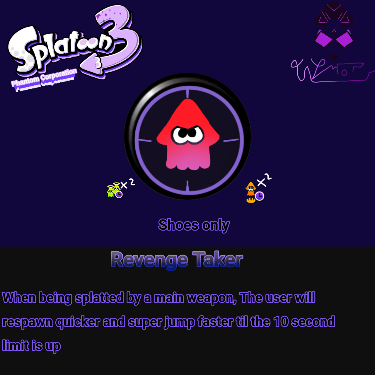 ArtStation - Splatoon 3 × Phantom Corporation: New Ability has been ...