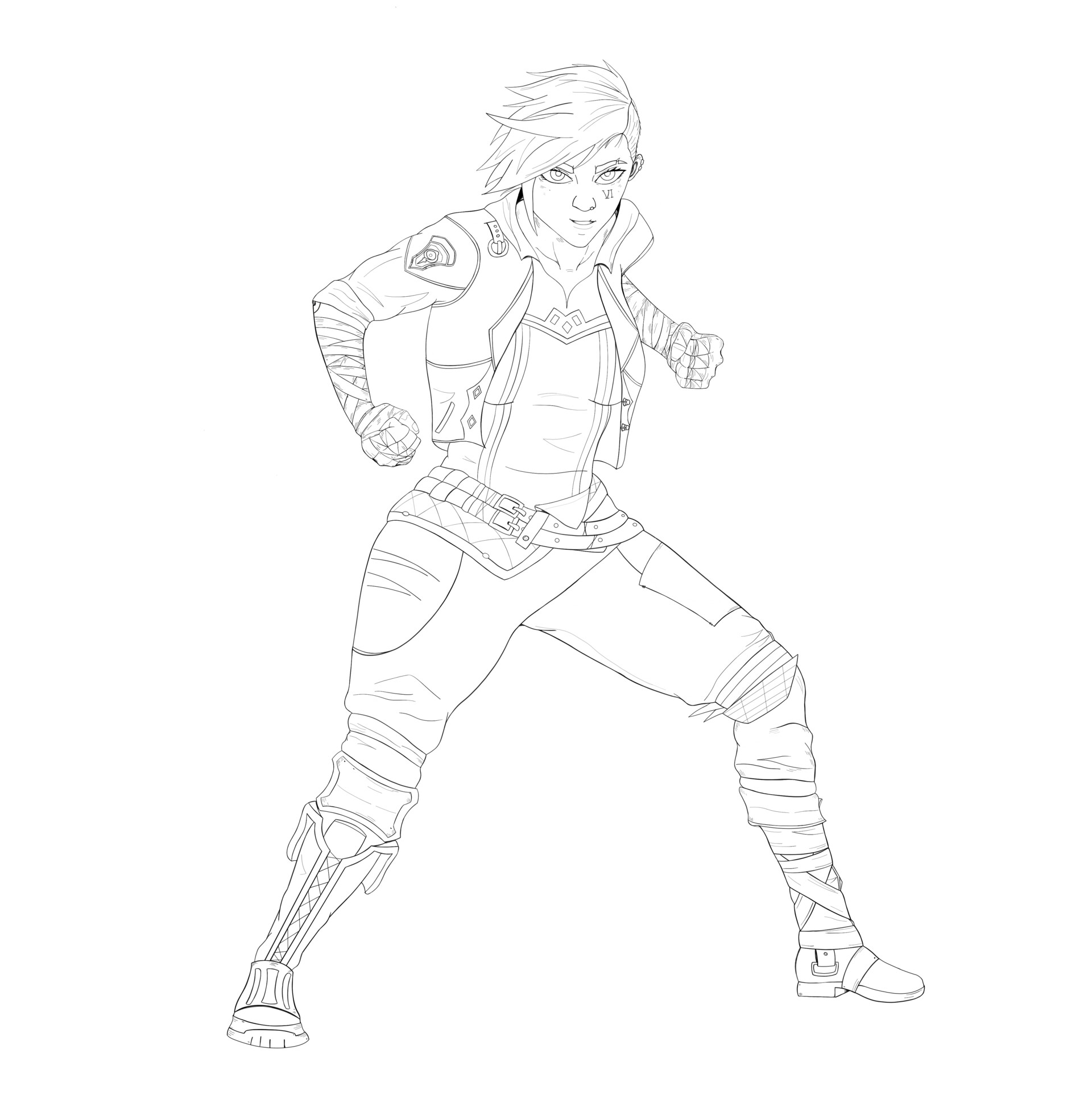 vi arcane coloring pages