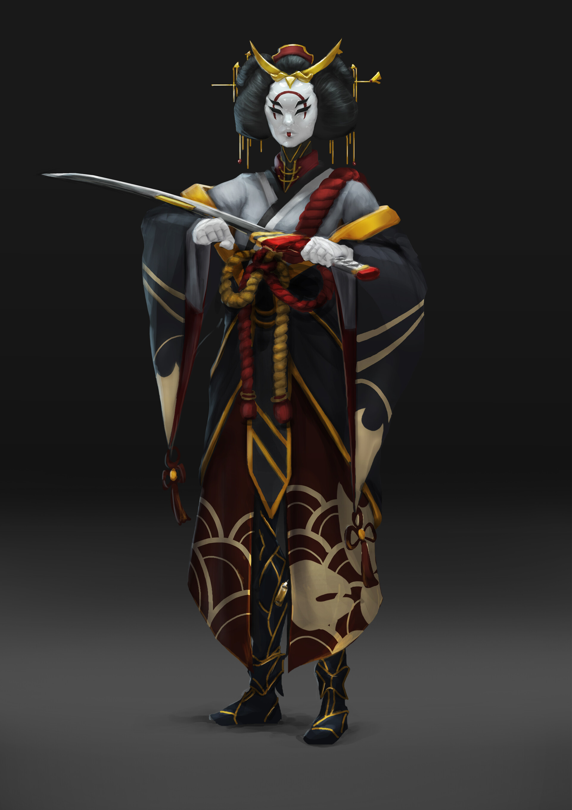 ArtStation - Akane Character Sheet