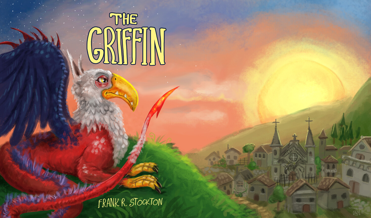 ArtStation - The Griffin Cover Illustration