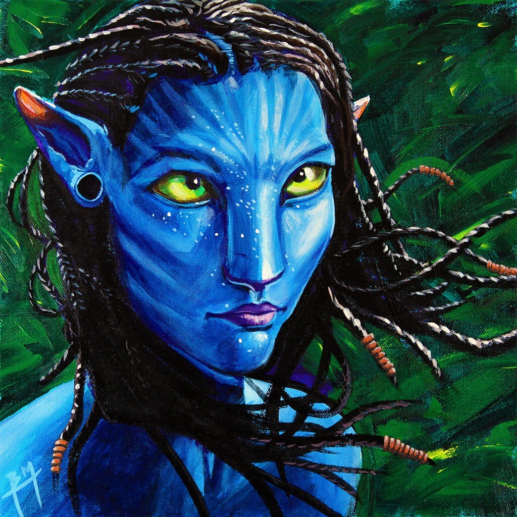 ArtStation - Blue Alien 2