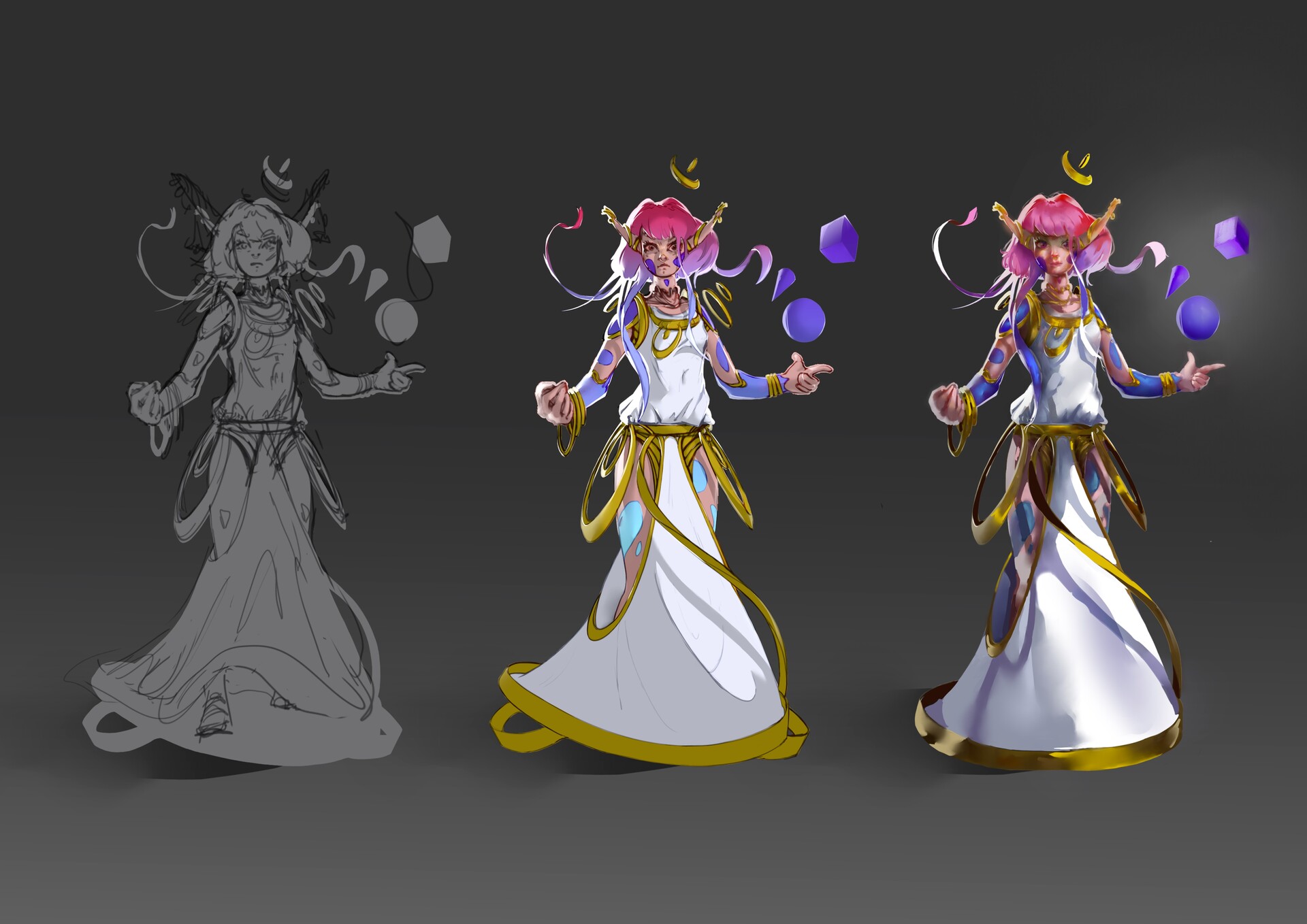 ArtStation - Old Work - DnD character & Fakemon