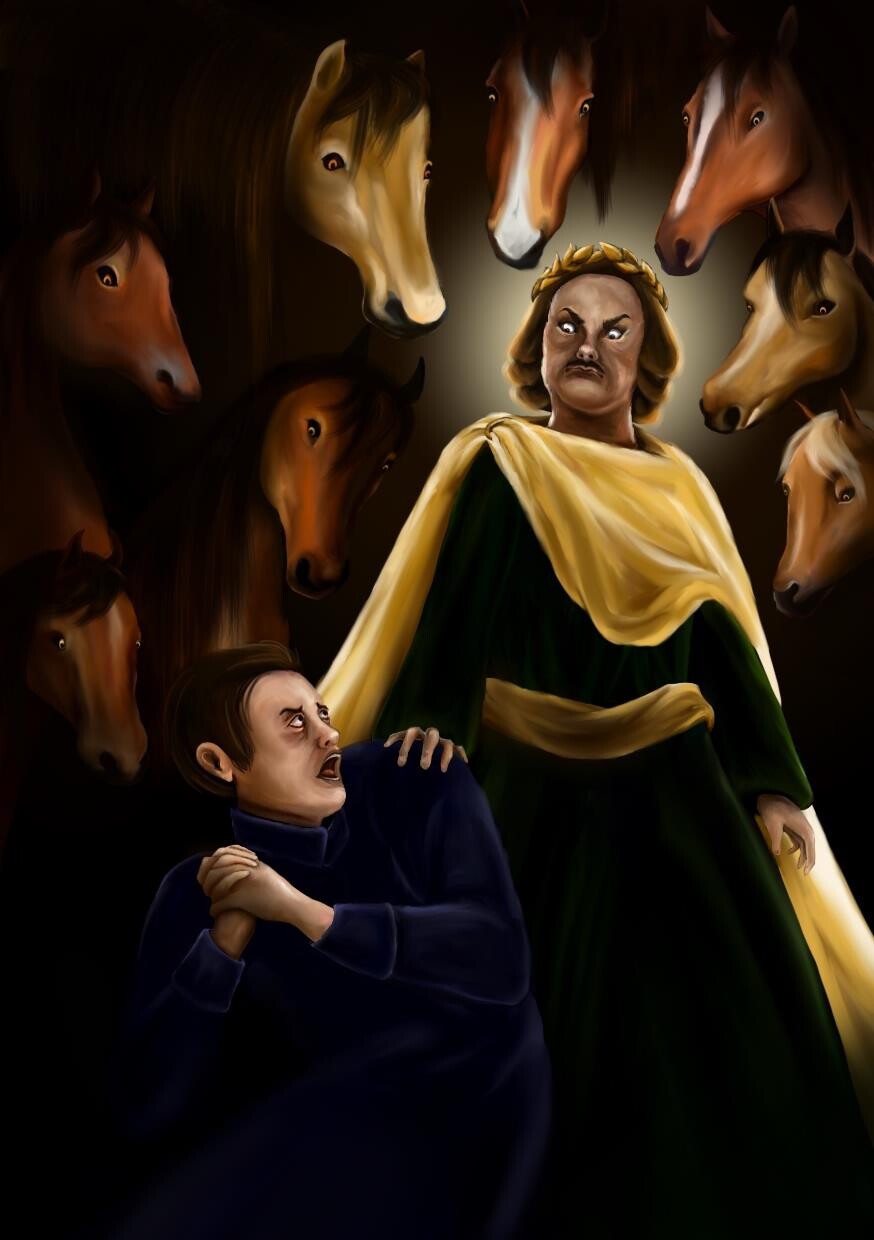 ArtStation - Illustrations of "The Bronze Horseman" by A.S. Pushkin