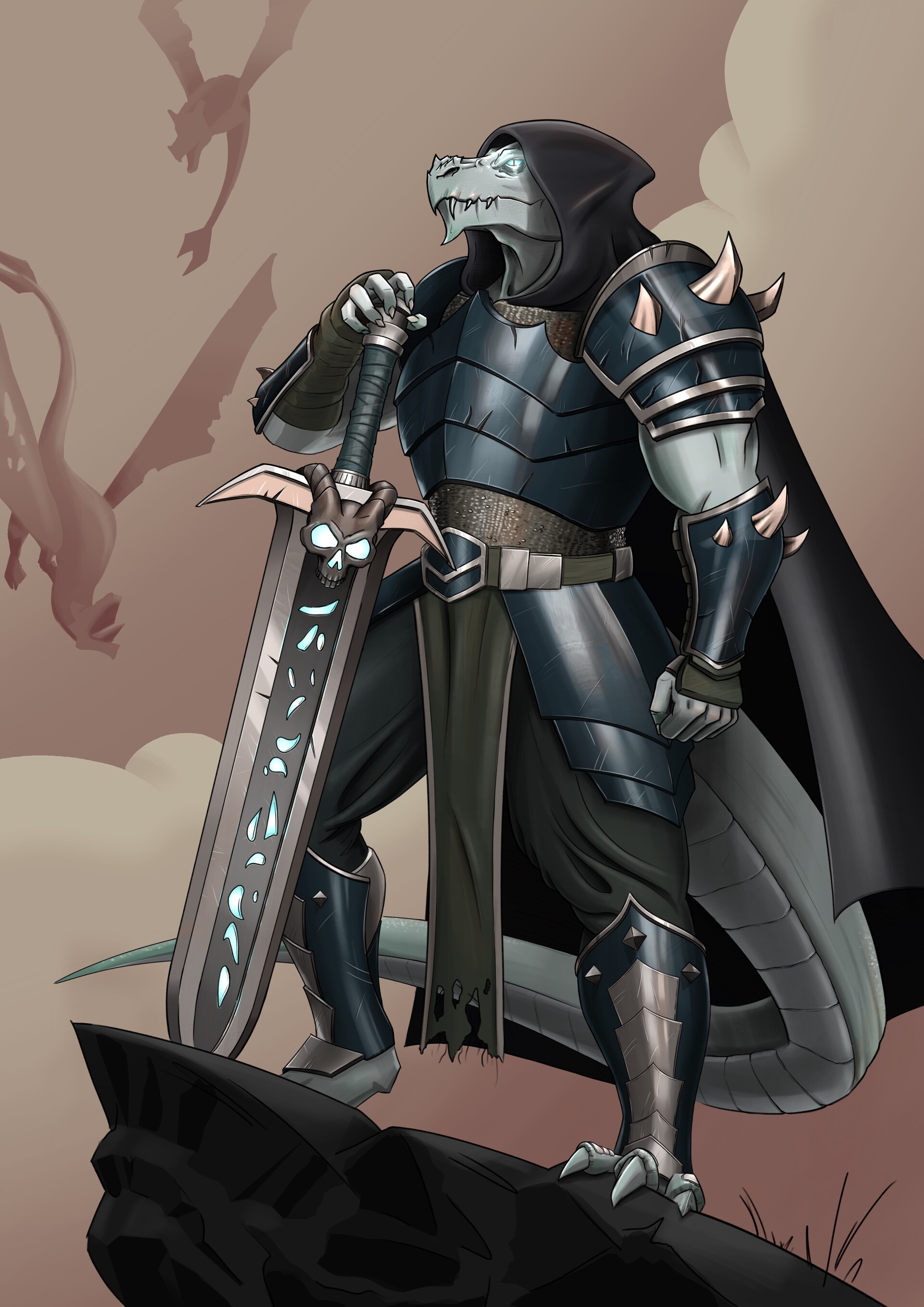 ArtStation - Commission - High Dragonborn