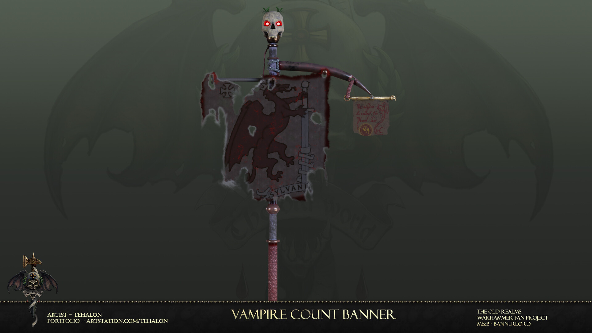 ArtStation - Vampire Count Banner 3 for the old realms mod