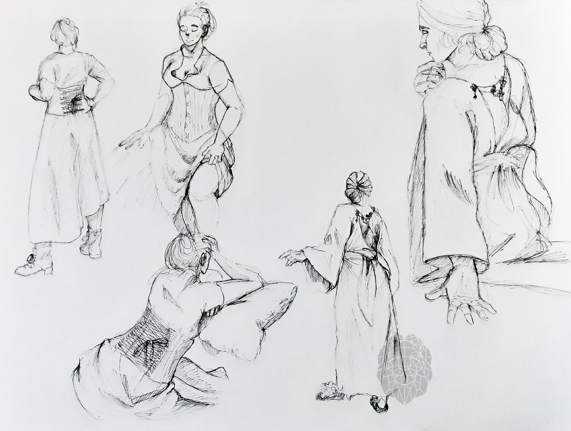 ArtStation - Model vivant au Stylo