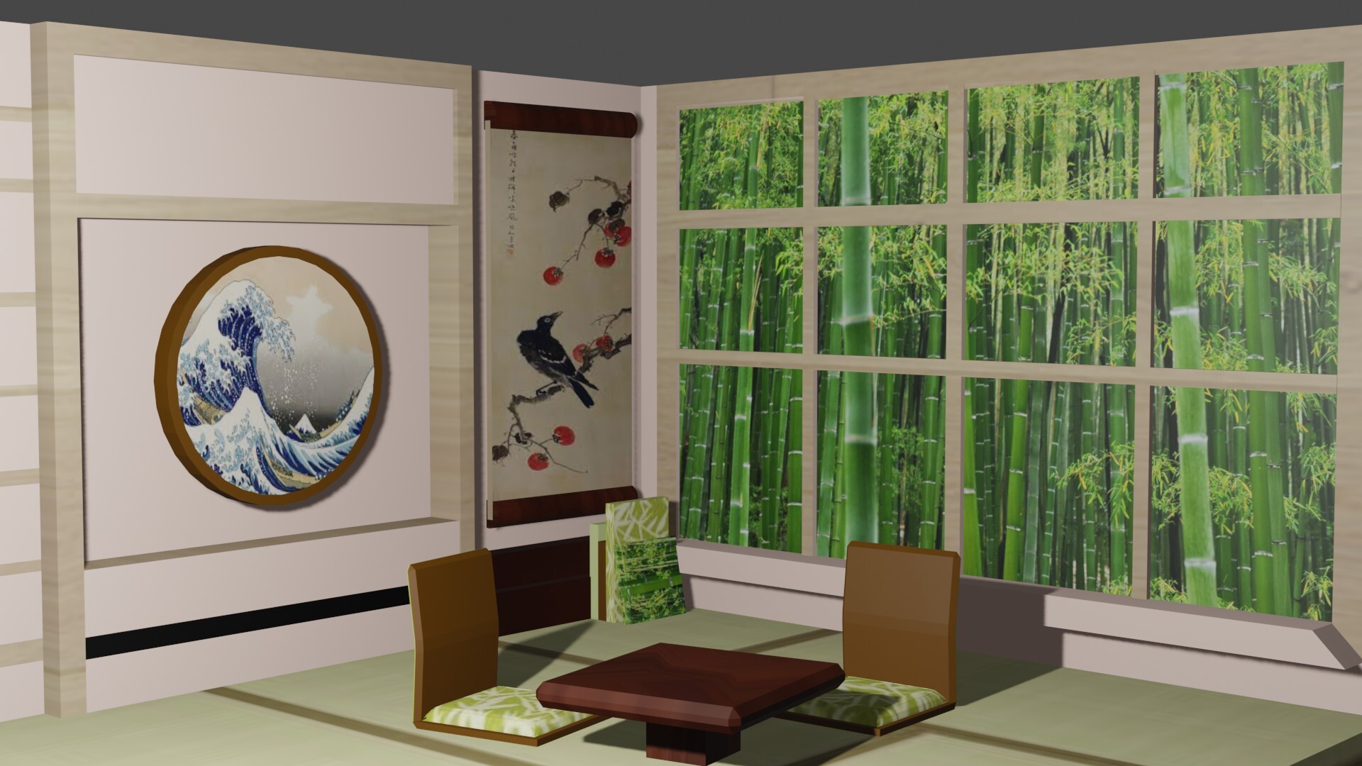 ArtStation - Japanese room